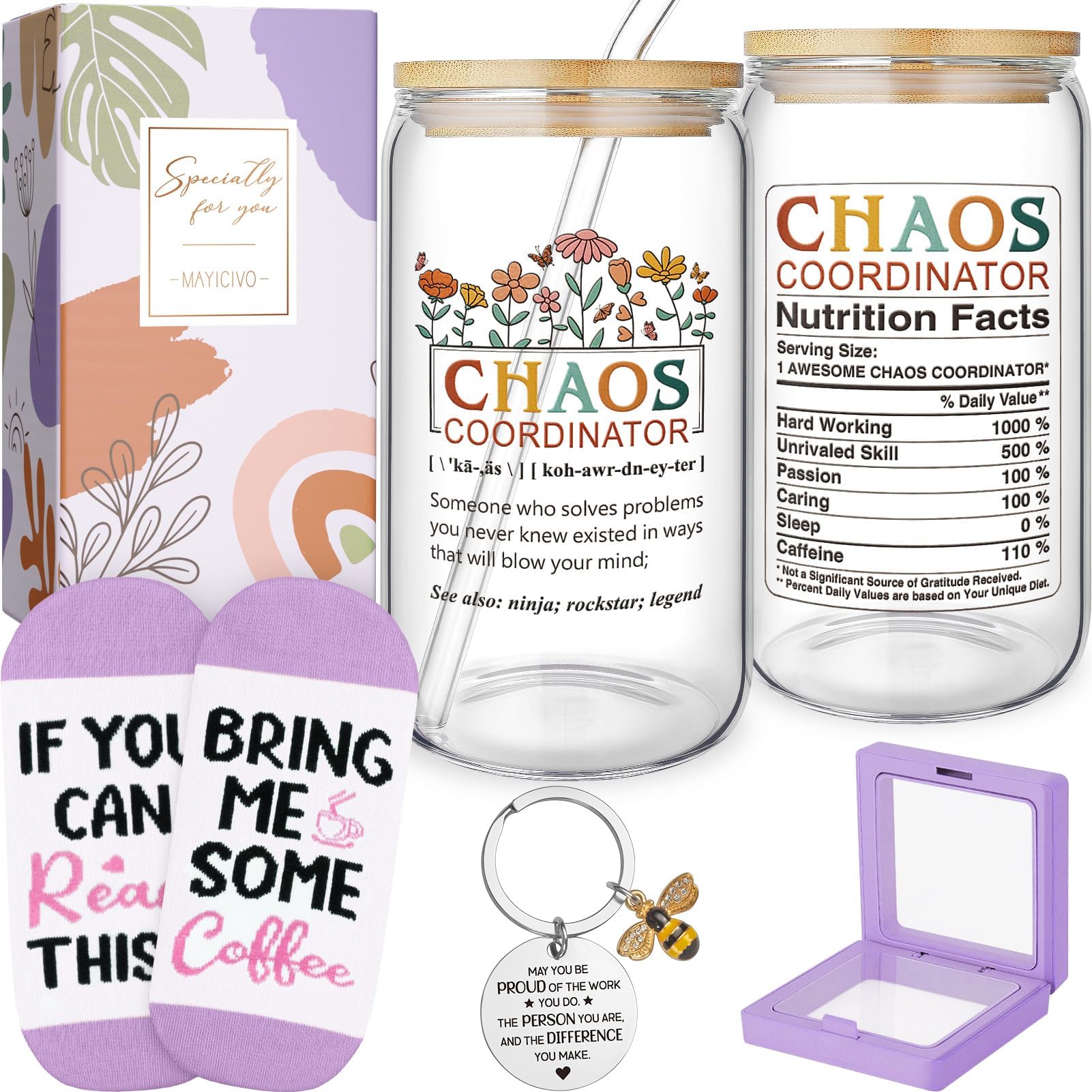 Amazon.com: Chaos Coordinator Gifts for Women, Boss, Coworker, Manager ...