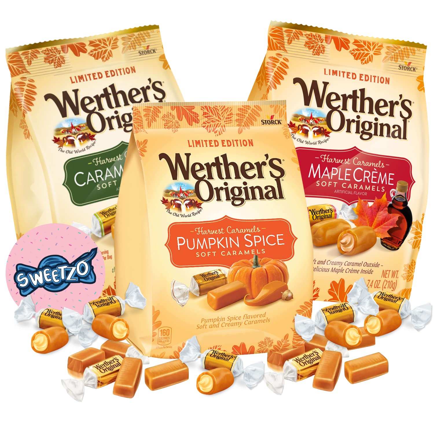 Amazon.com: Sweetzo - Werther's Original Limited Edition Harvest Soft ...
