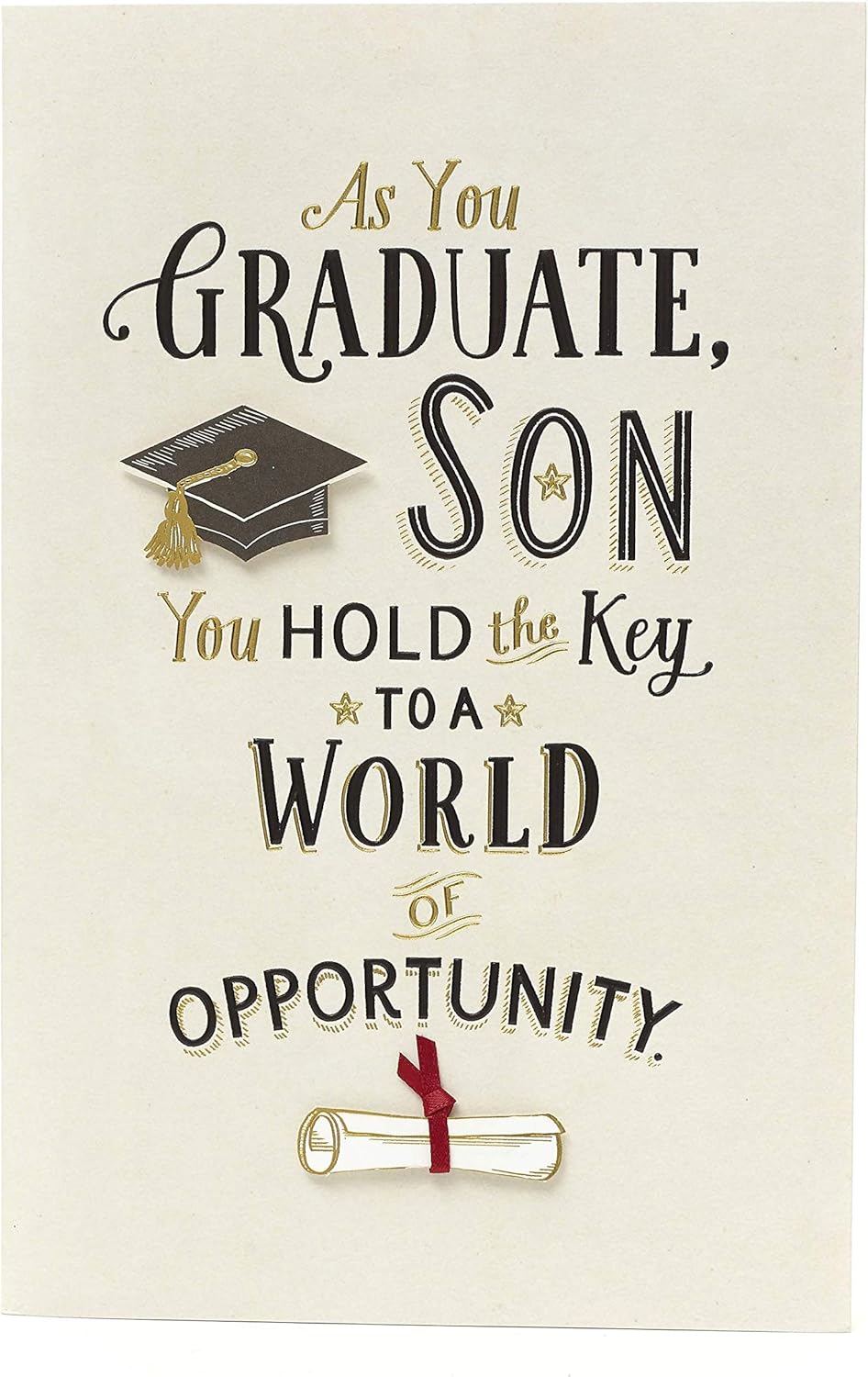 Graduation Card for Son - Son Graduation Card - Ideal to Send with ...