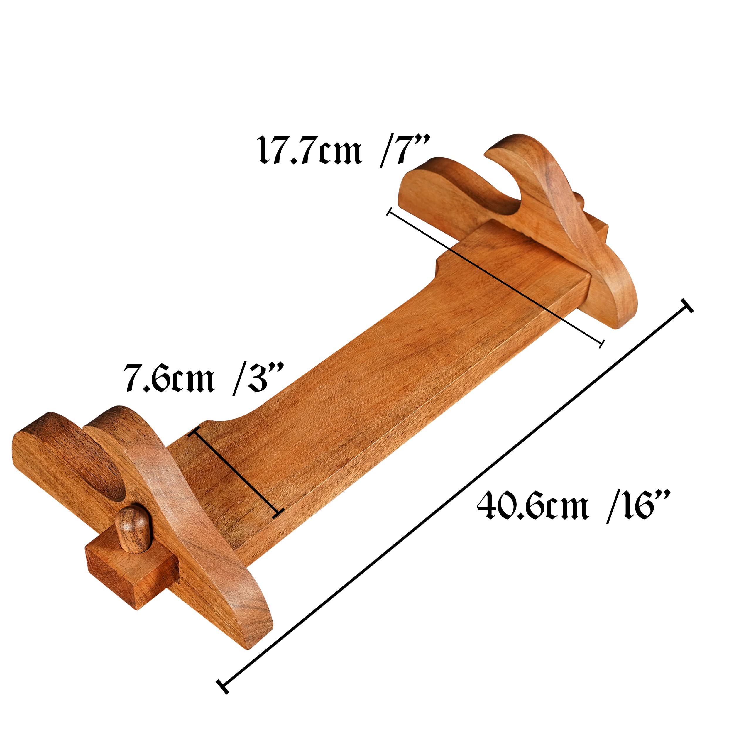 Buy Mythrojan Solid Wood Sword Stand Medieval Sword Wall Mount Samurai ...