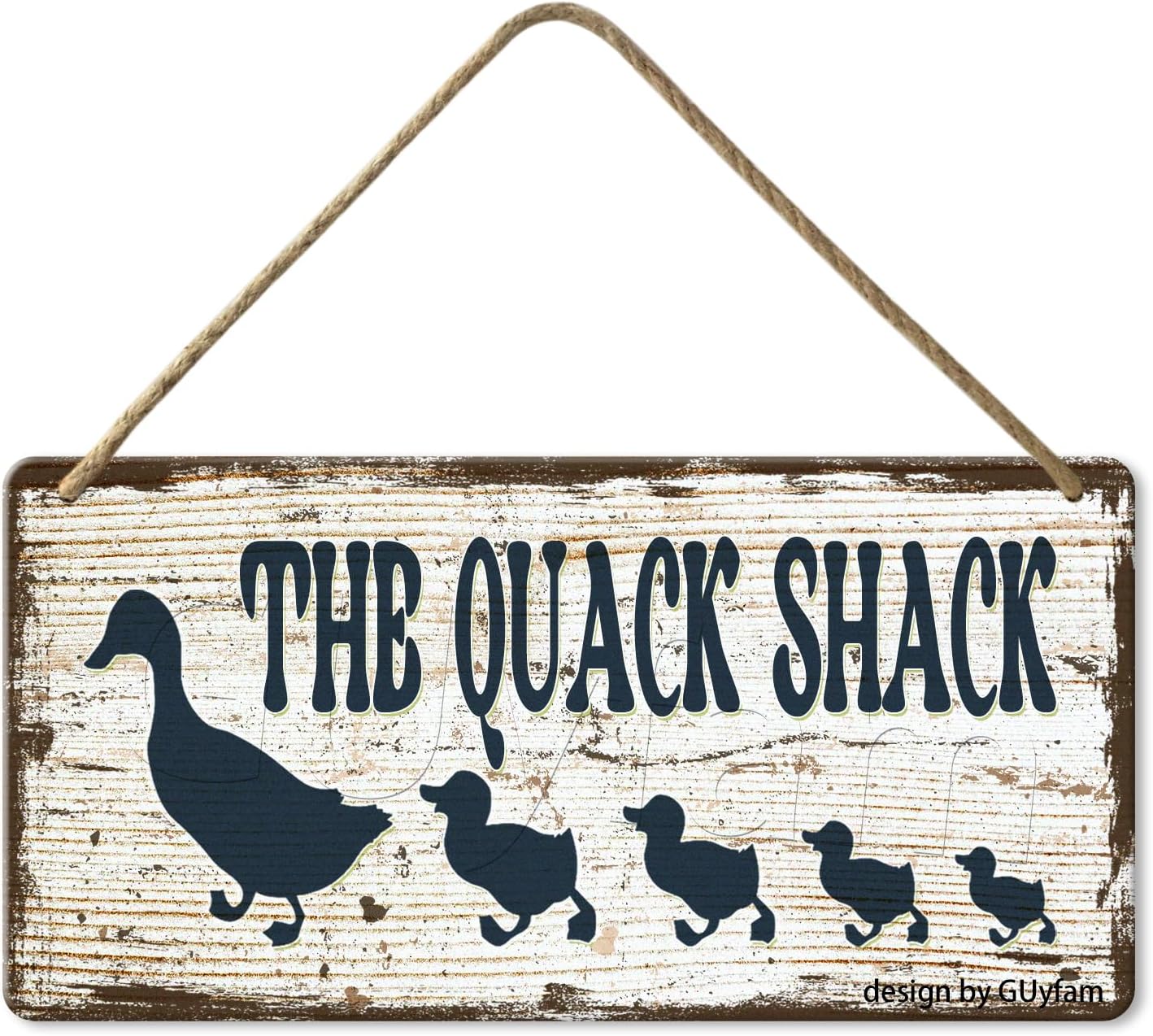 Amazon.com: GUyfam Rustic Wooden Duck The Quack Shack Sign, 10 x 5 Inch ...