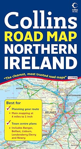 Northern Ireland Road Map: Amazon.co.uk: 9780007254590: Books