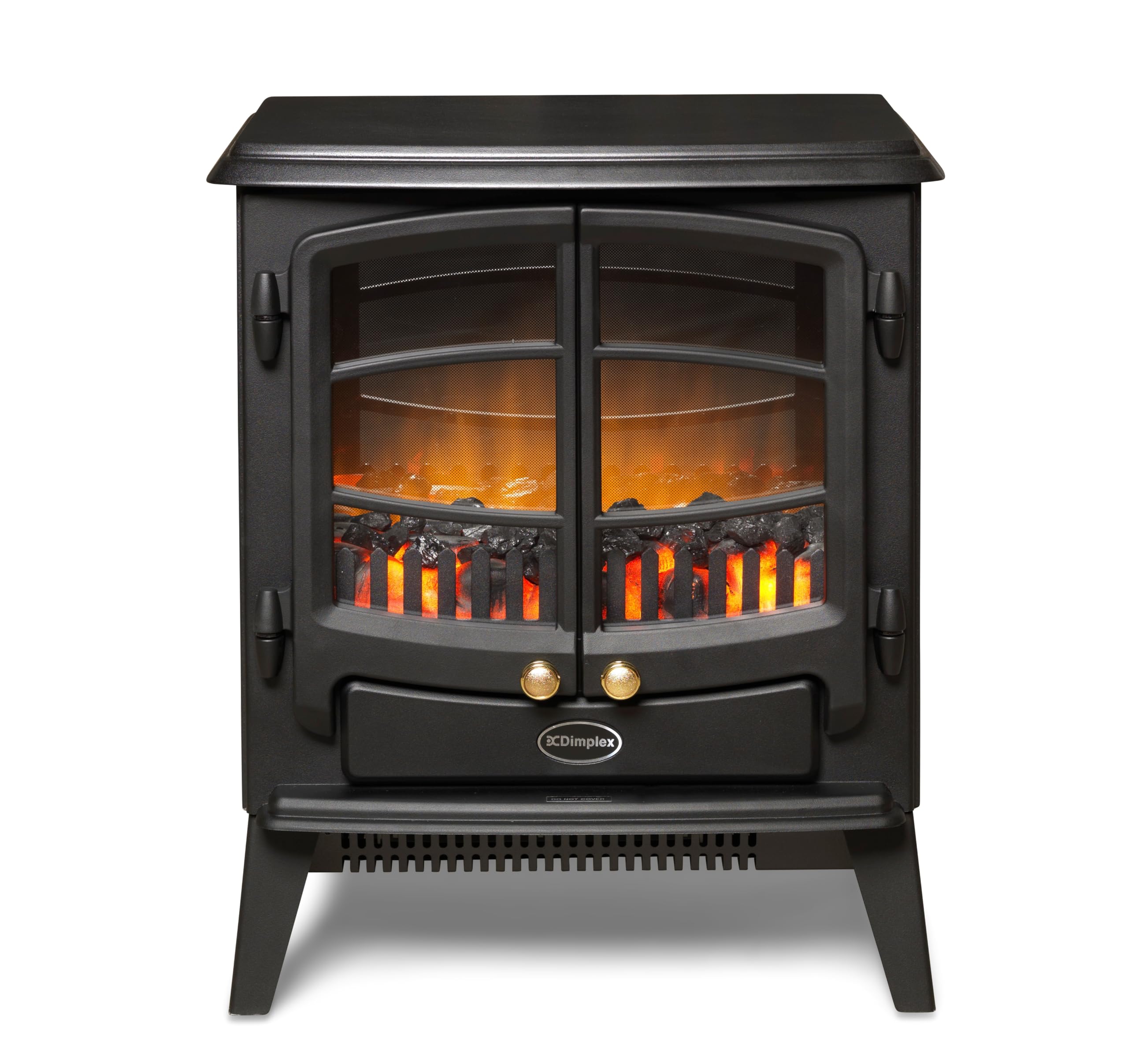 Dimplex Tango Optiflame Electric Stove, Matt Black Free Standing ...