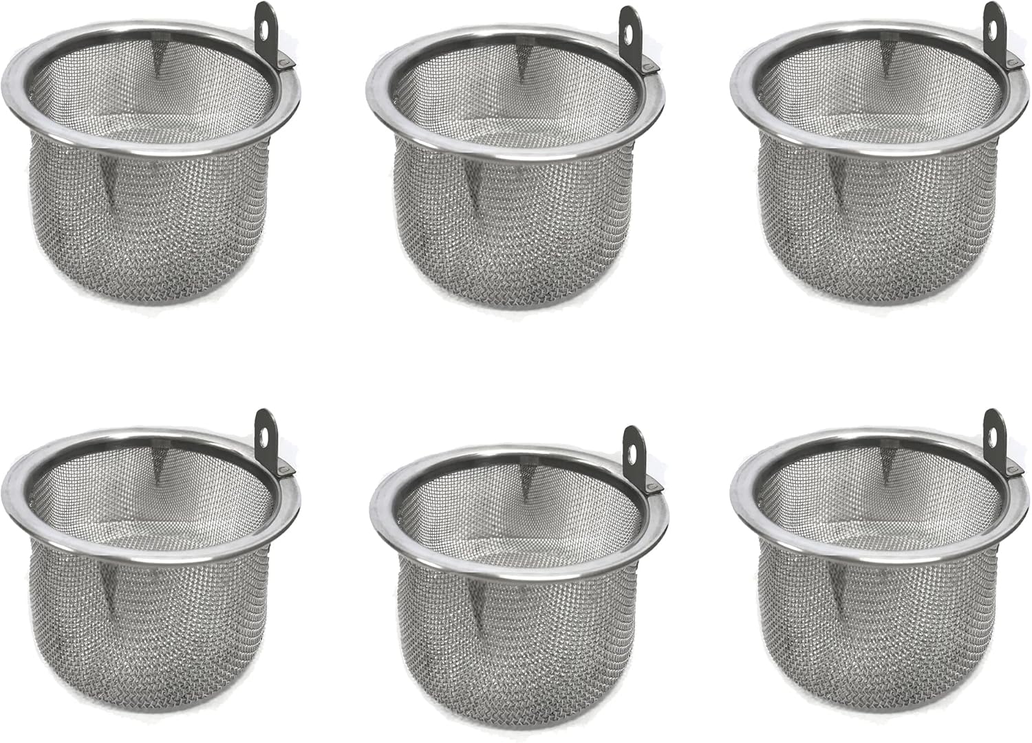 Amazon.com: Cuisinox Reusable Stainless Steel Tea Infuser Baskets for ...