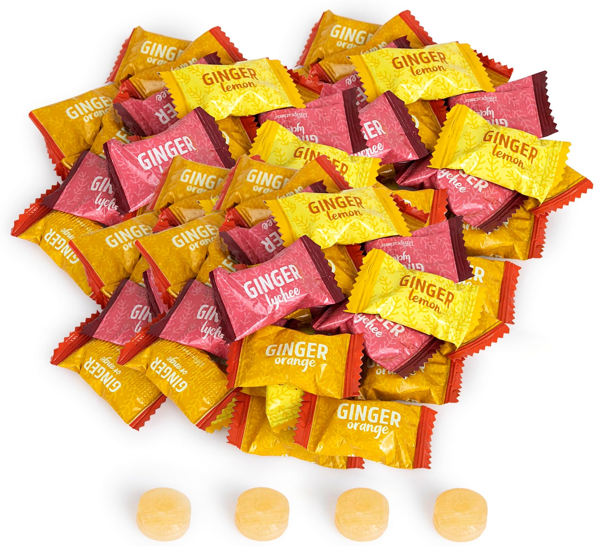Amazon.com : Ginger Hard Candy, Assorted Fruit Flavors 2 lb bag ...