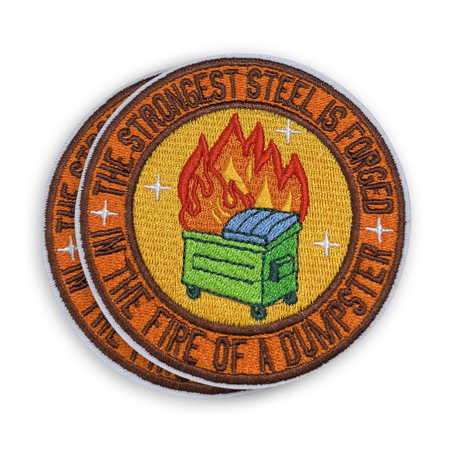 Amazon.com: SODAVA (2 Pcs) The Strongest Steel Dumpster Fire Patch Dumpster Fire Patches, 3.5 ...