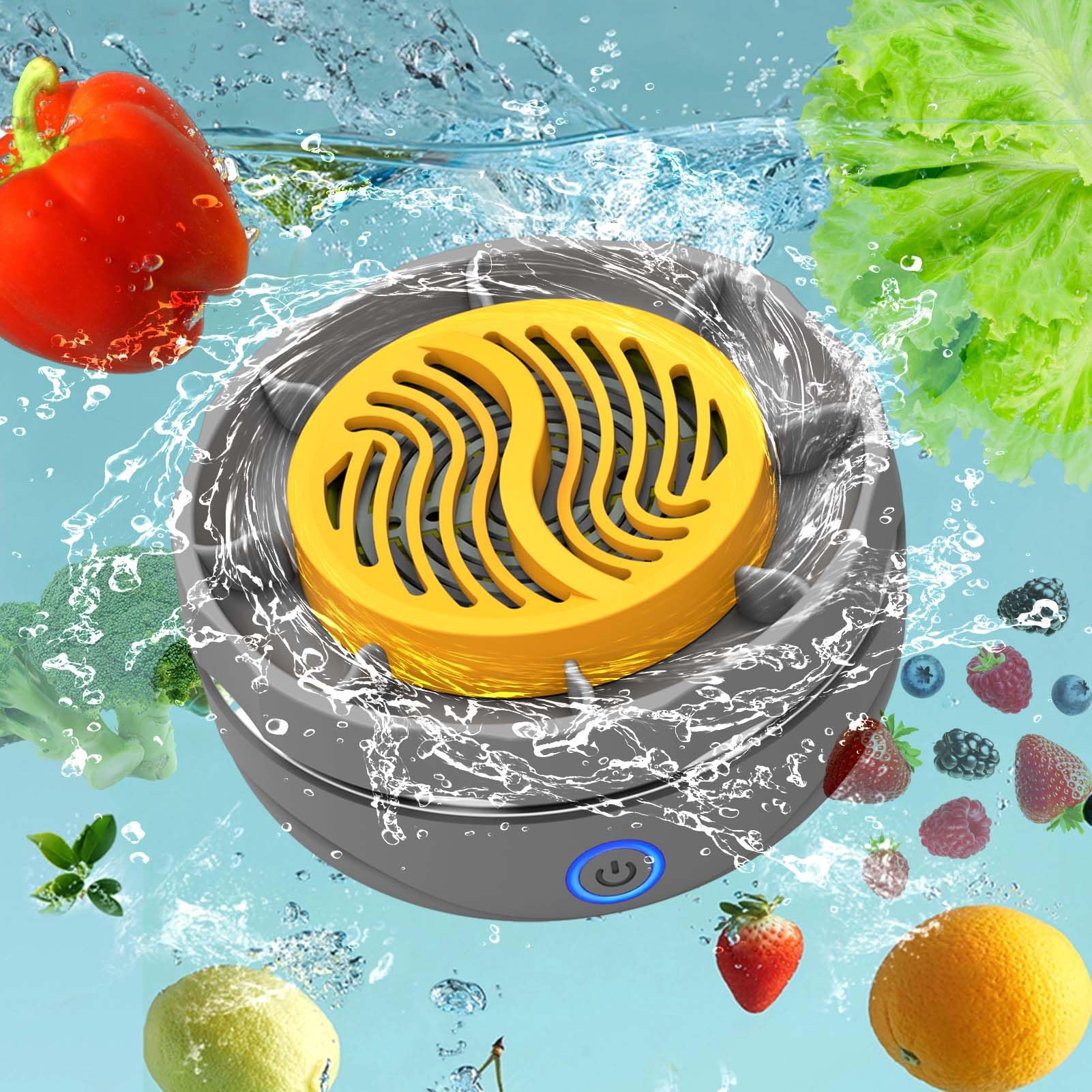 Amazon.com: XANGNIER Fruit and Vegetable Washing Machine,Upgraded ...