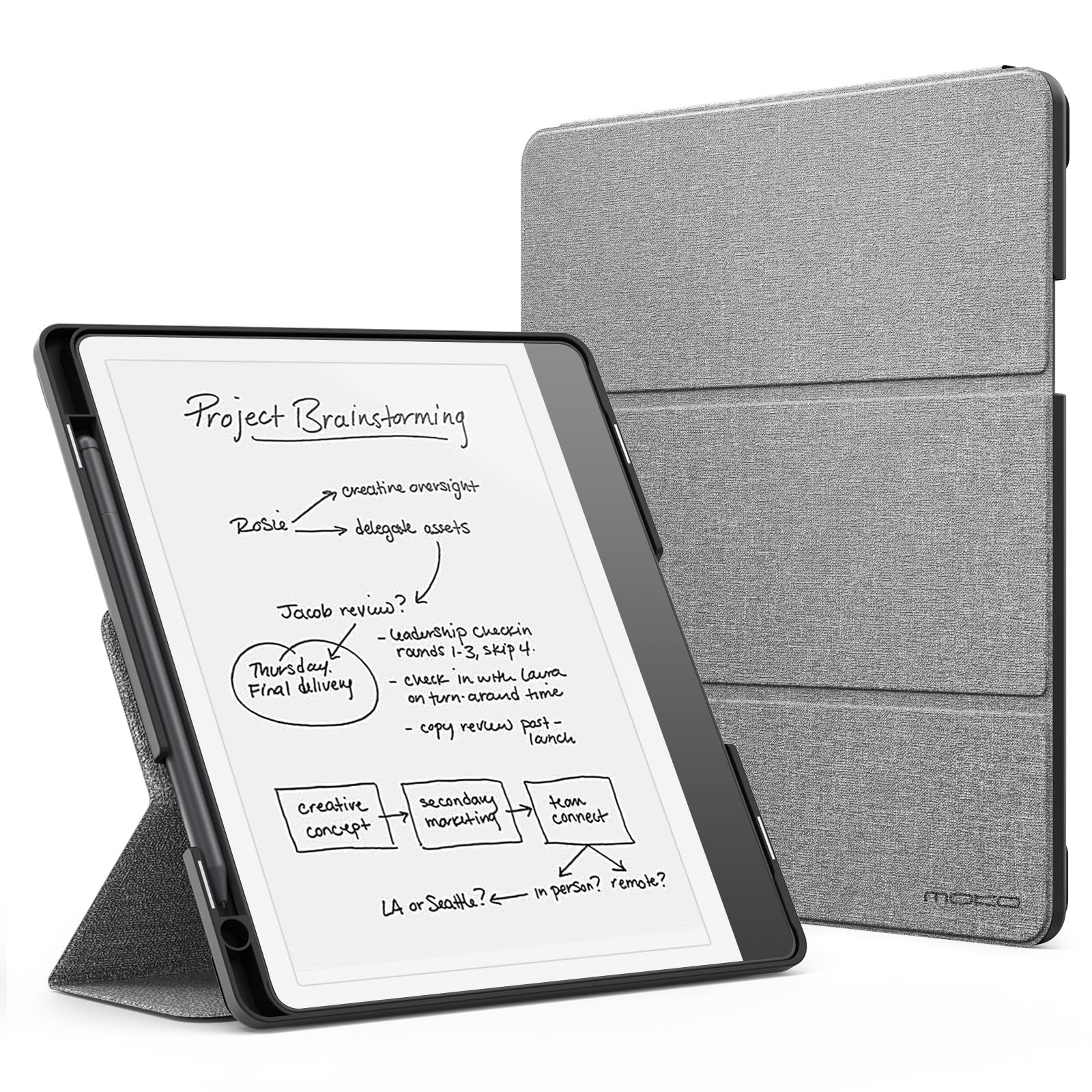 Amazon.com: MoKo Stand Case for Kindle Scribe (2024/2022 Released ...