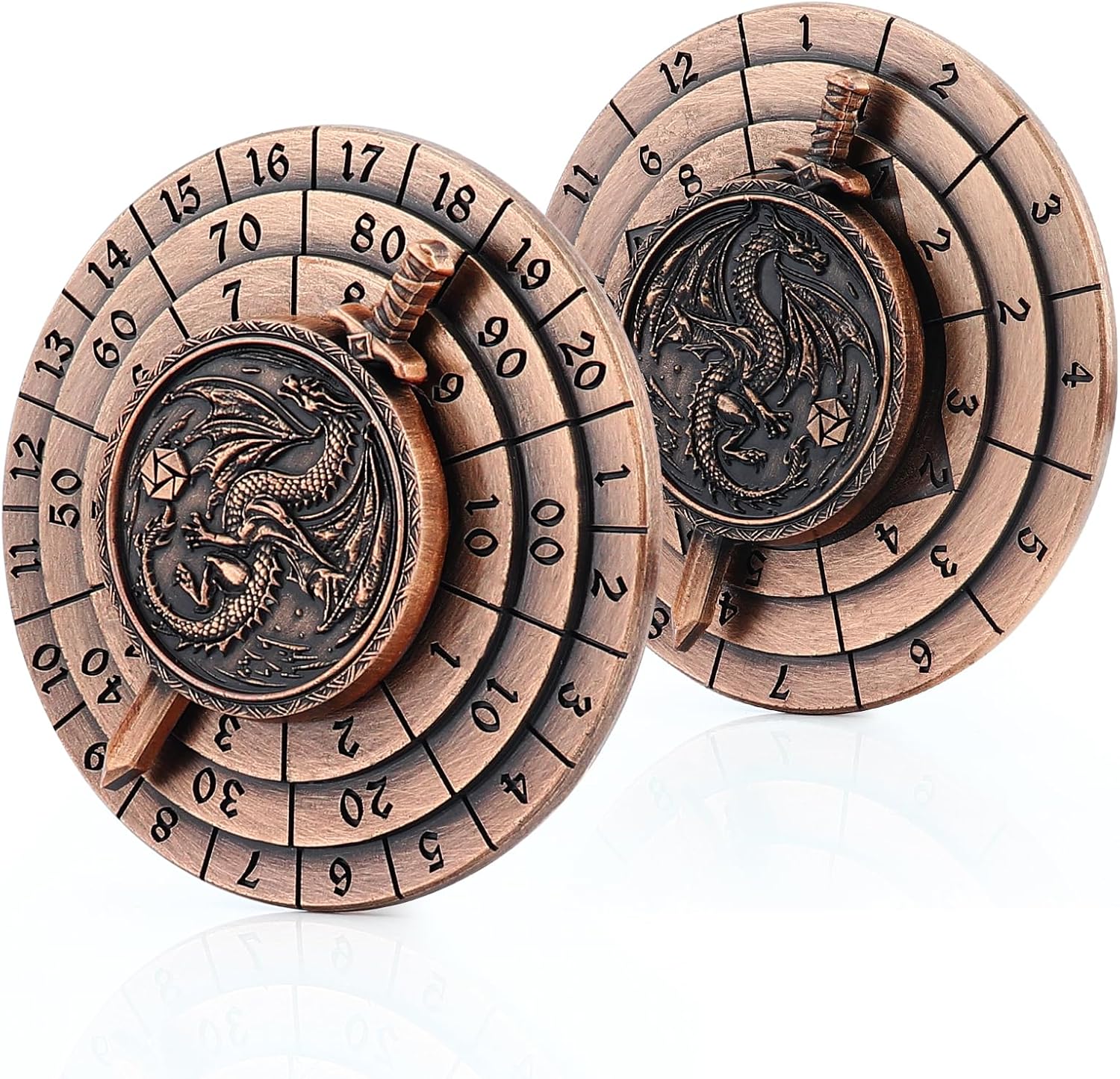 Amazon.com: Haxtec Spinner Dice 7-in-1 Metal DND Dice Set Unique Dice ...