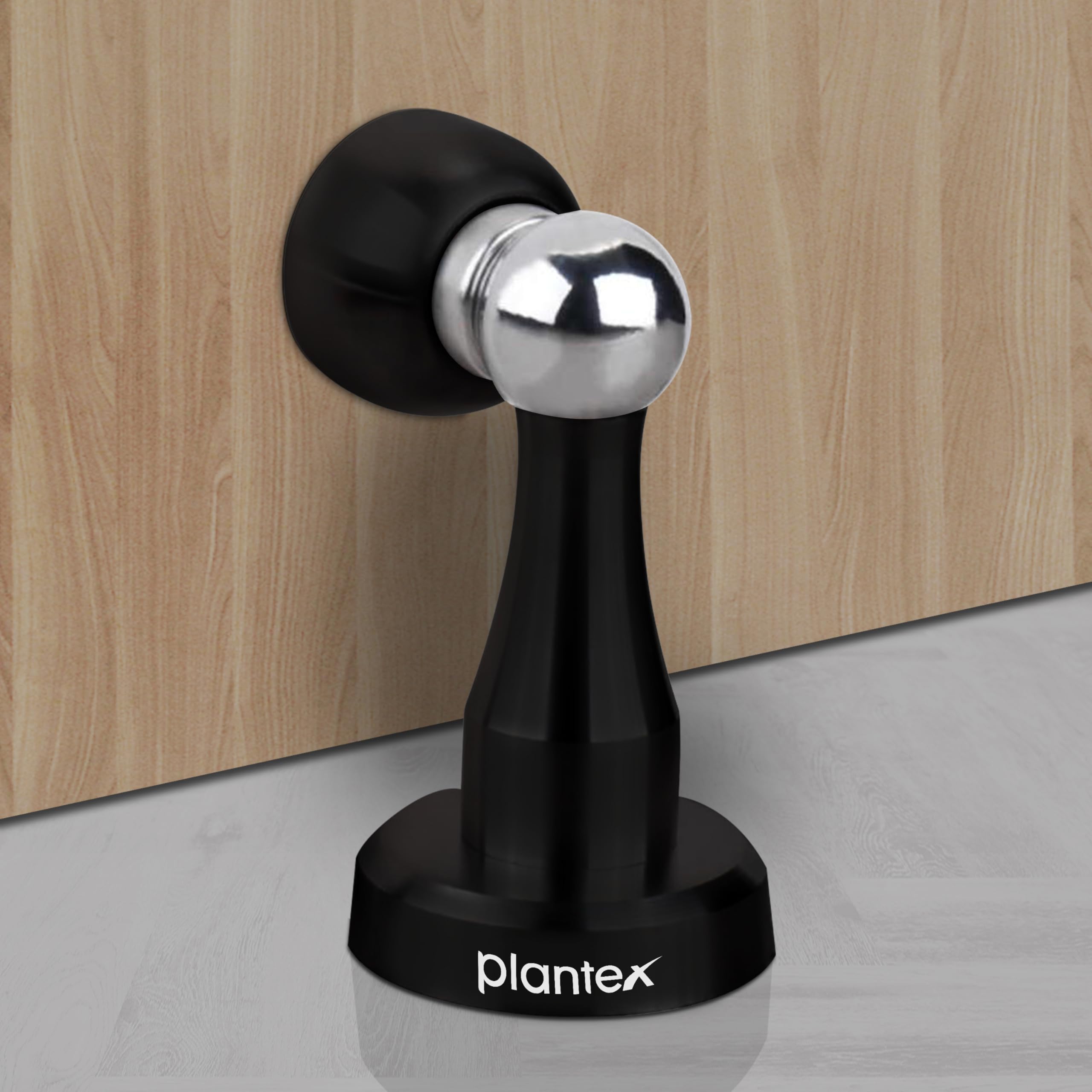 Plantex Stainless Steel 360 Degree 4 inch Door Magnet Stopper for Home ...