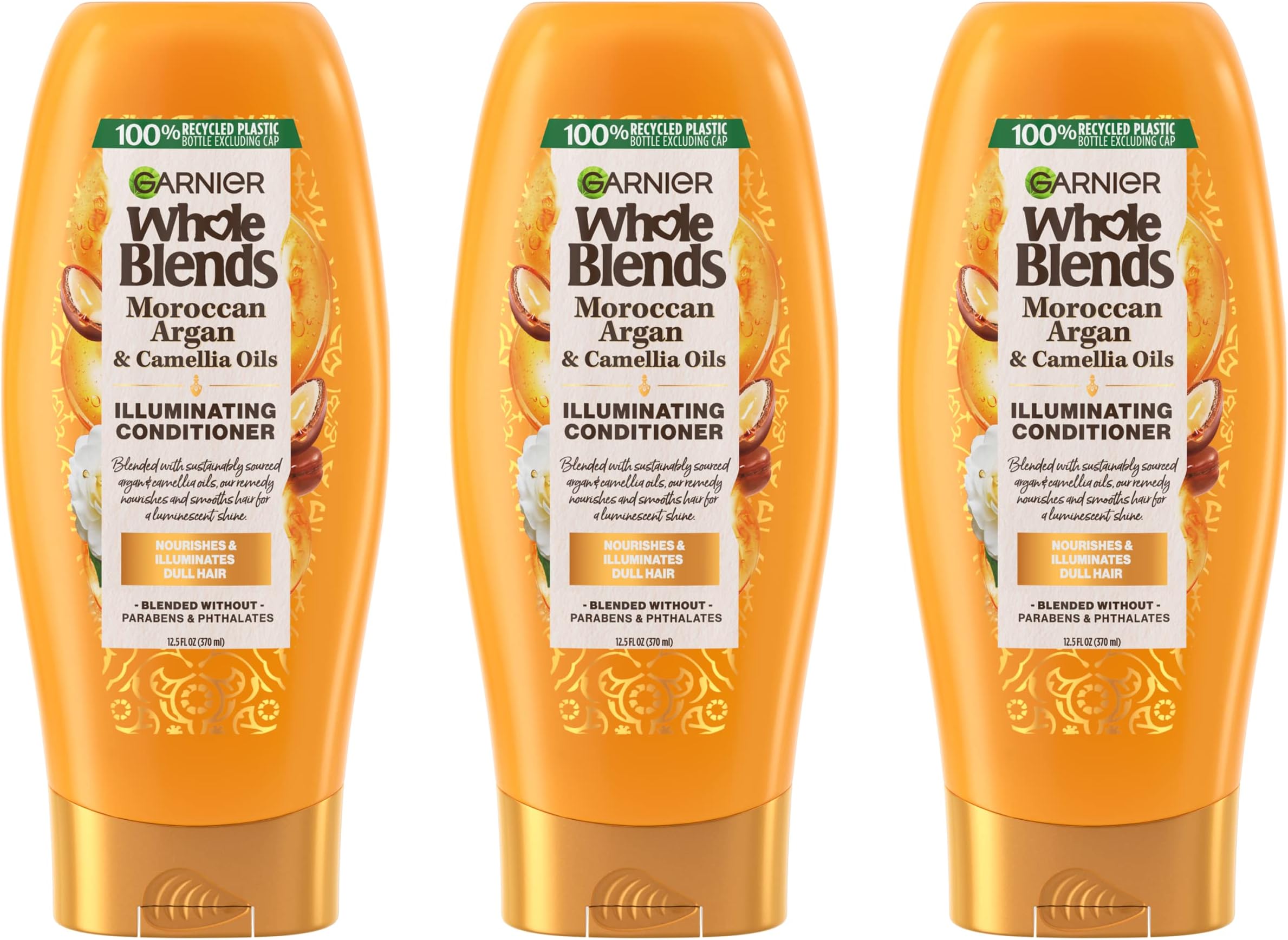 Amazon.com : Garnier Whole Blends Moroccan Argan & Camellia Oils ...