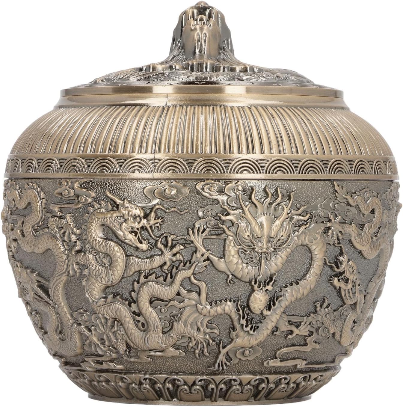 Amazon.com: Metal Bronzy Exquisite Tea Storage Airtight Container for ...
