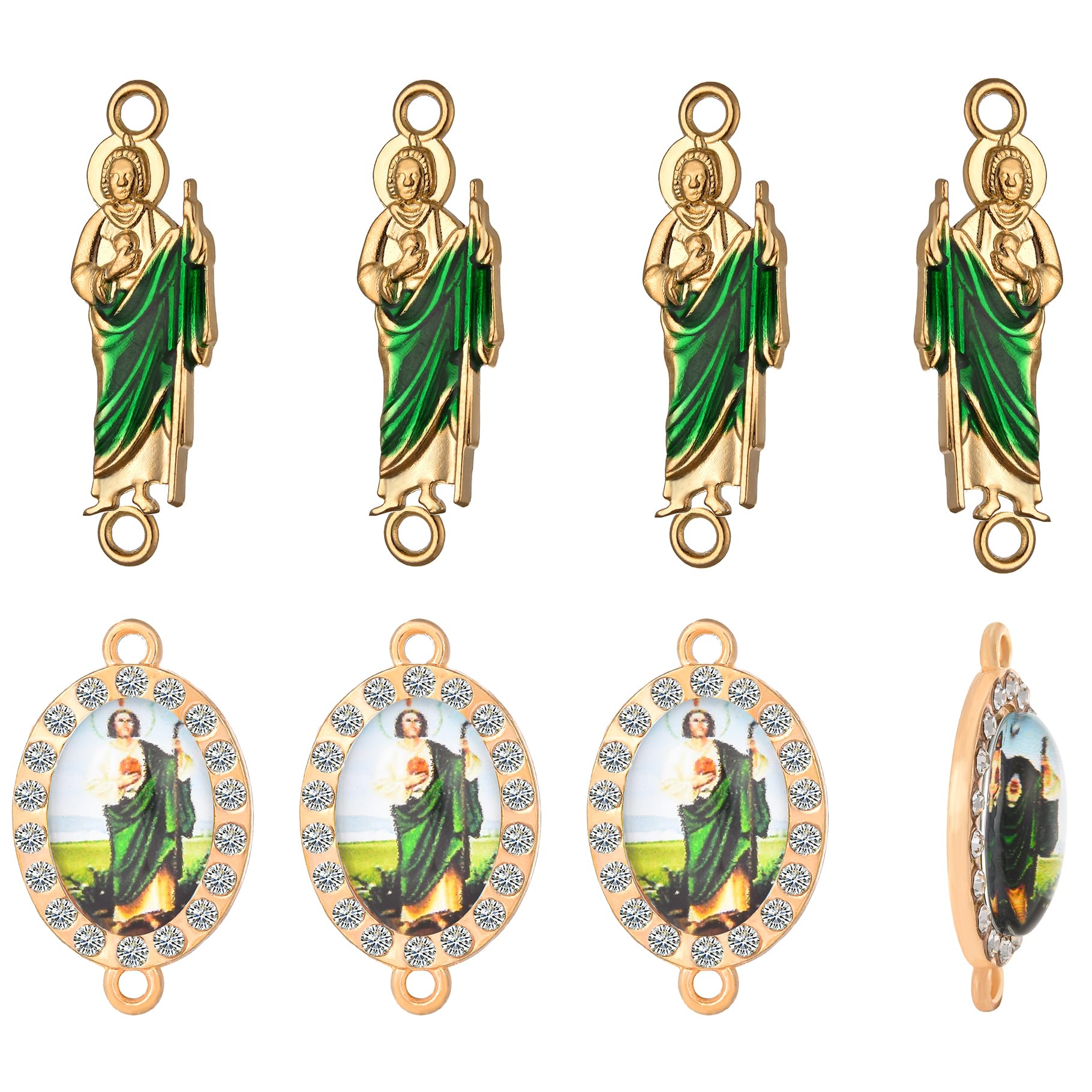 Amazon.com: 20pcs St. Jude Double-sided and Time Gem Link Miraculous ...