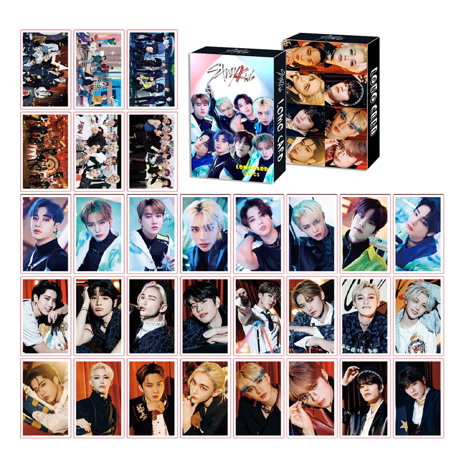 Elibeauty 30 Pcs Box Kpop Stray Kids Photocard Stray Kids | Desertcart ...