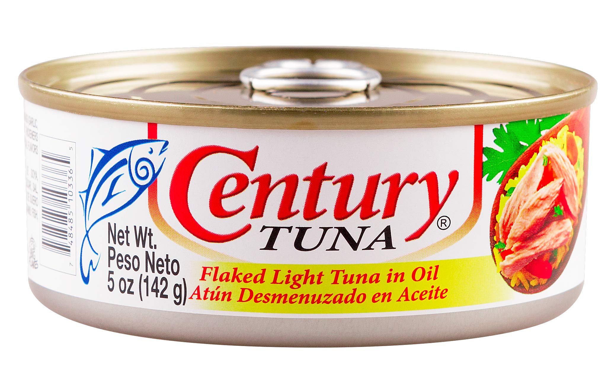 Buy Century Tuna Premium Flaked Light Tuna in Oil – Six (6) 5 oz. Cans ...