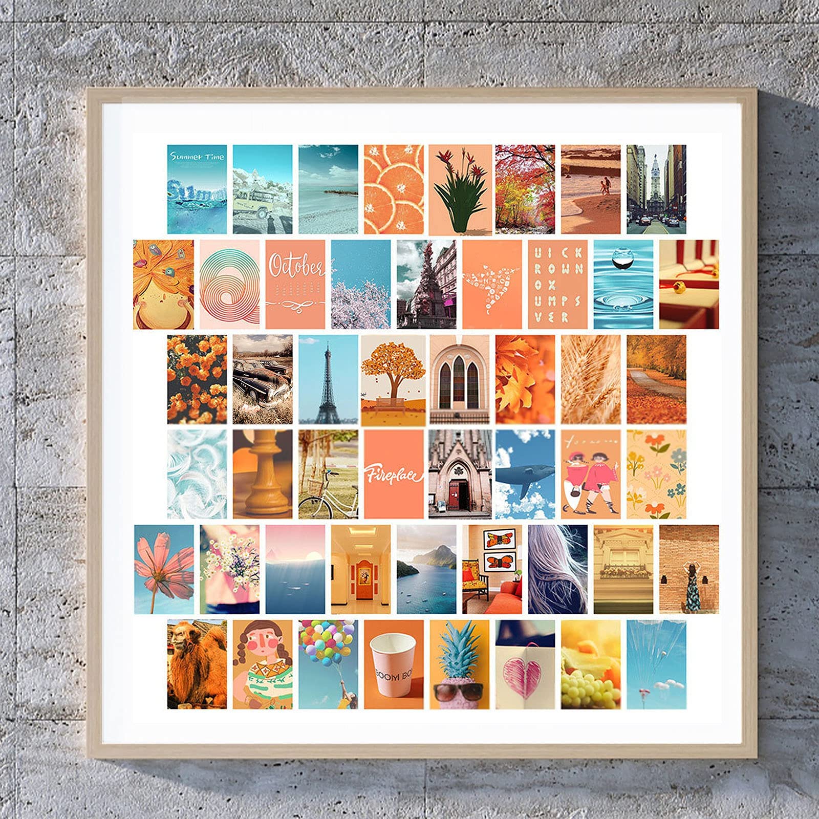 50 Pcs Wall Collage Kit Aesthetic Collage Kit Collage Posters ...