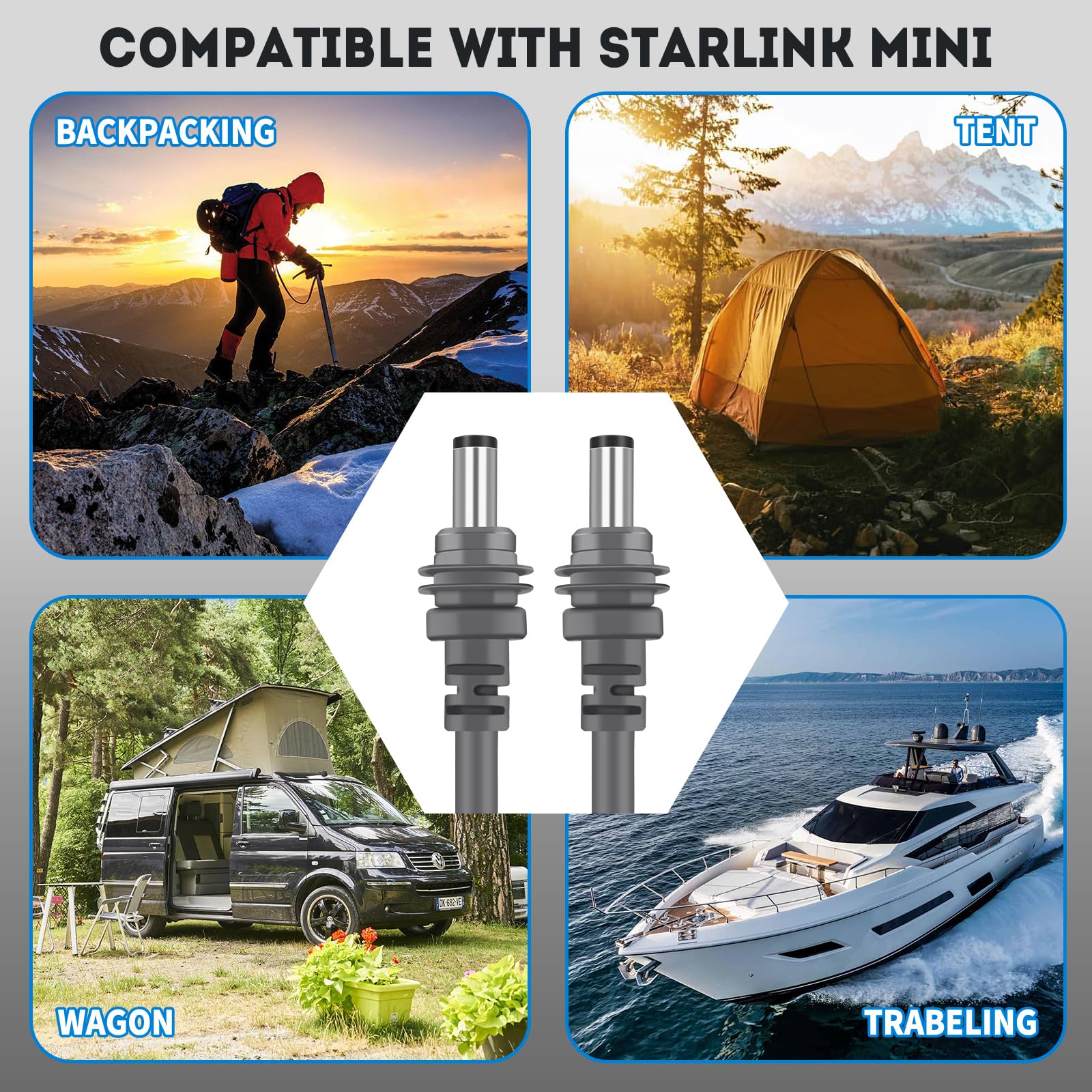 Snapklik.com : Starlink Mini Cable, Car Charger, 12V-24V Star Link Mini ...