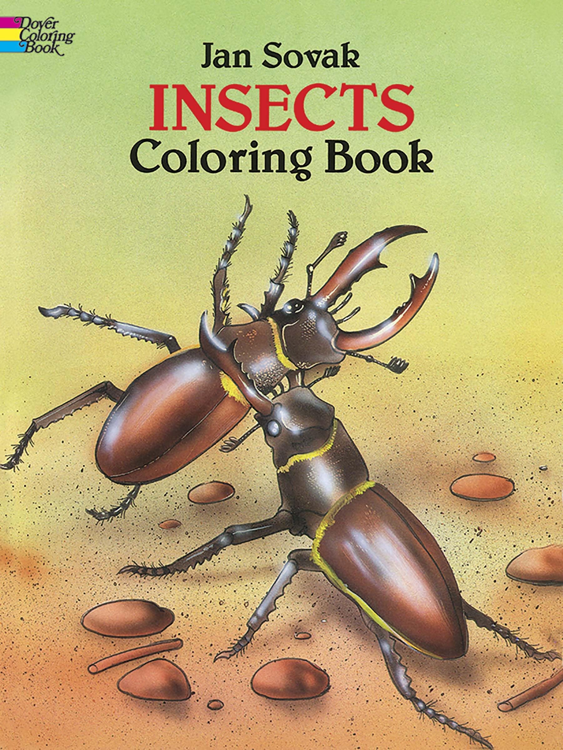 Insects Coloring Book (Dover Animal Coloring Books): Sovak, Jan ...