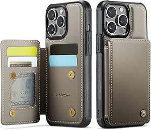 Amazon.com: Vinich for iPhone 13 Pro Wallet Case with Card Holder, RFID Blocking for iPhone 13 ...