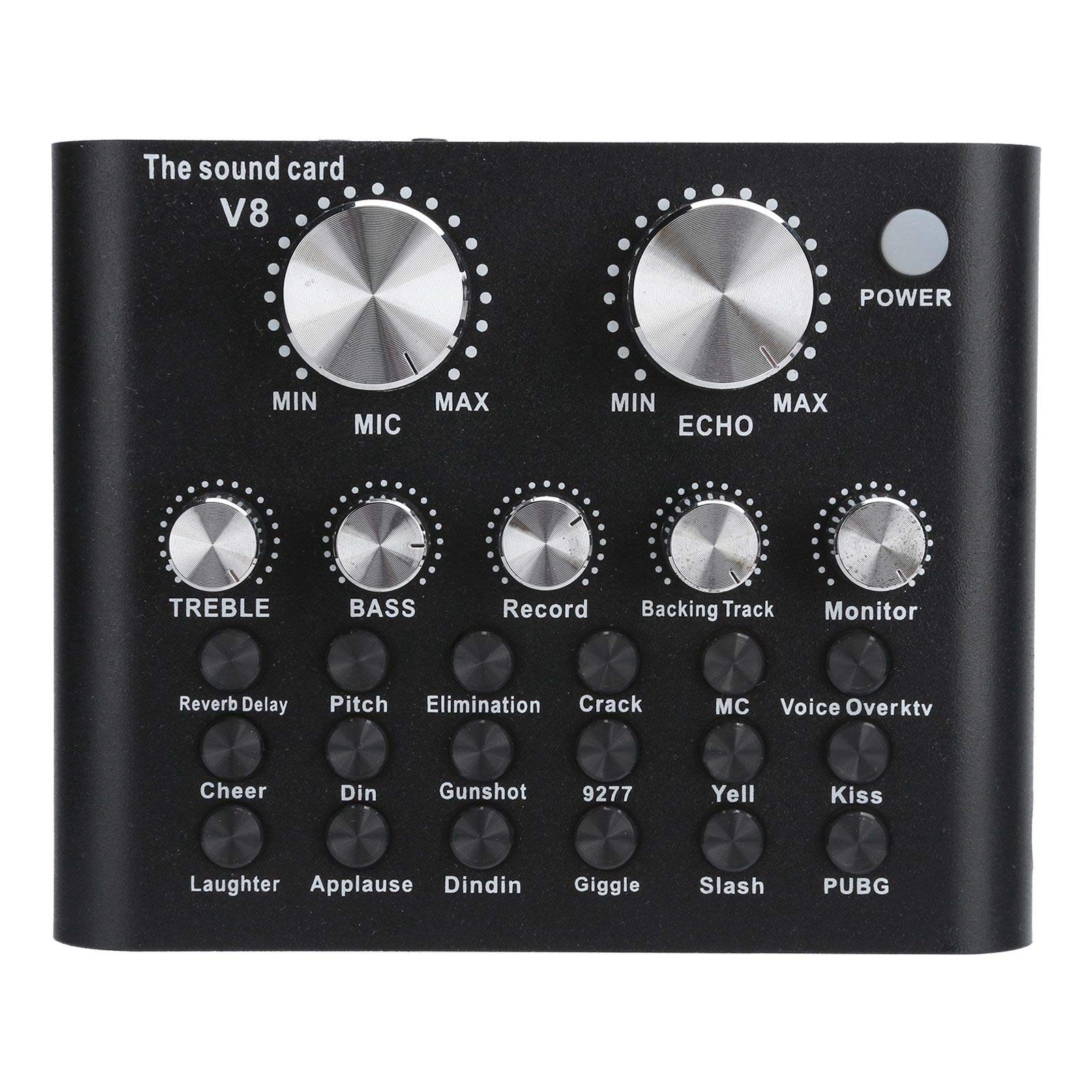 Buy USB Professional External PC Sound Card for Live Streaming, Hi-Fi ...