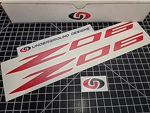 Amazon.com - Z06 Decals (2pk) Corvette Racing 12" Accent Rocker Panel ...