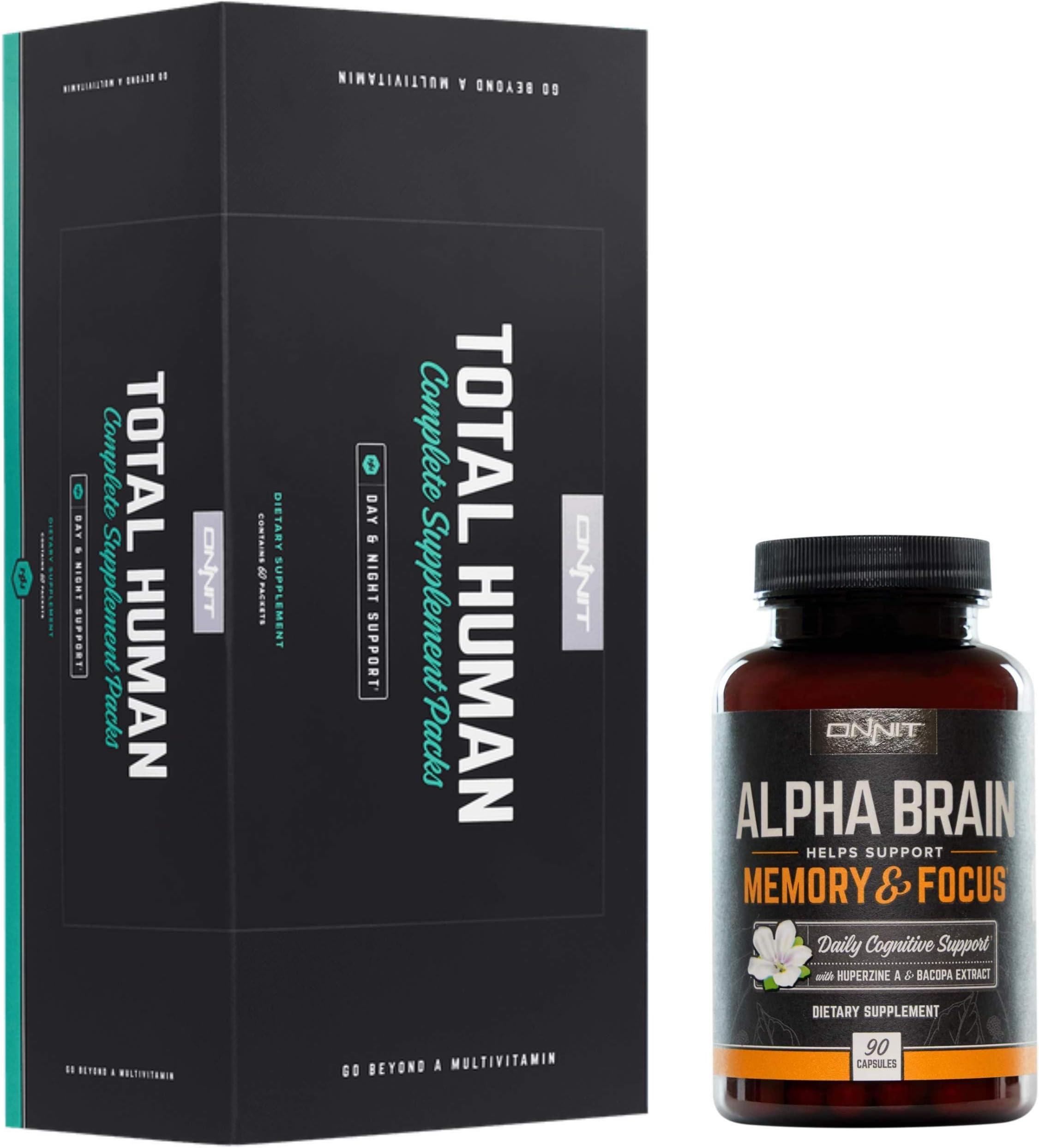 Amazon.com: Day and Night Multivitamins Pack for Onnit Total Human ...