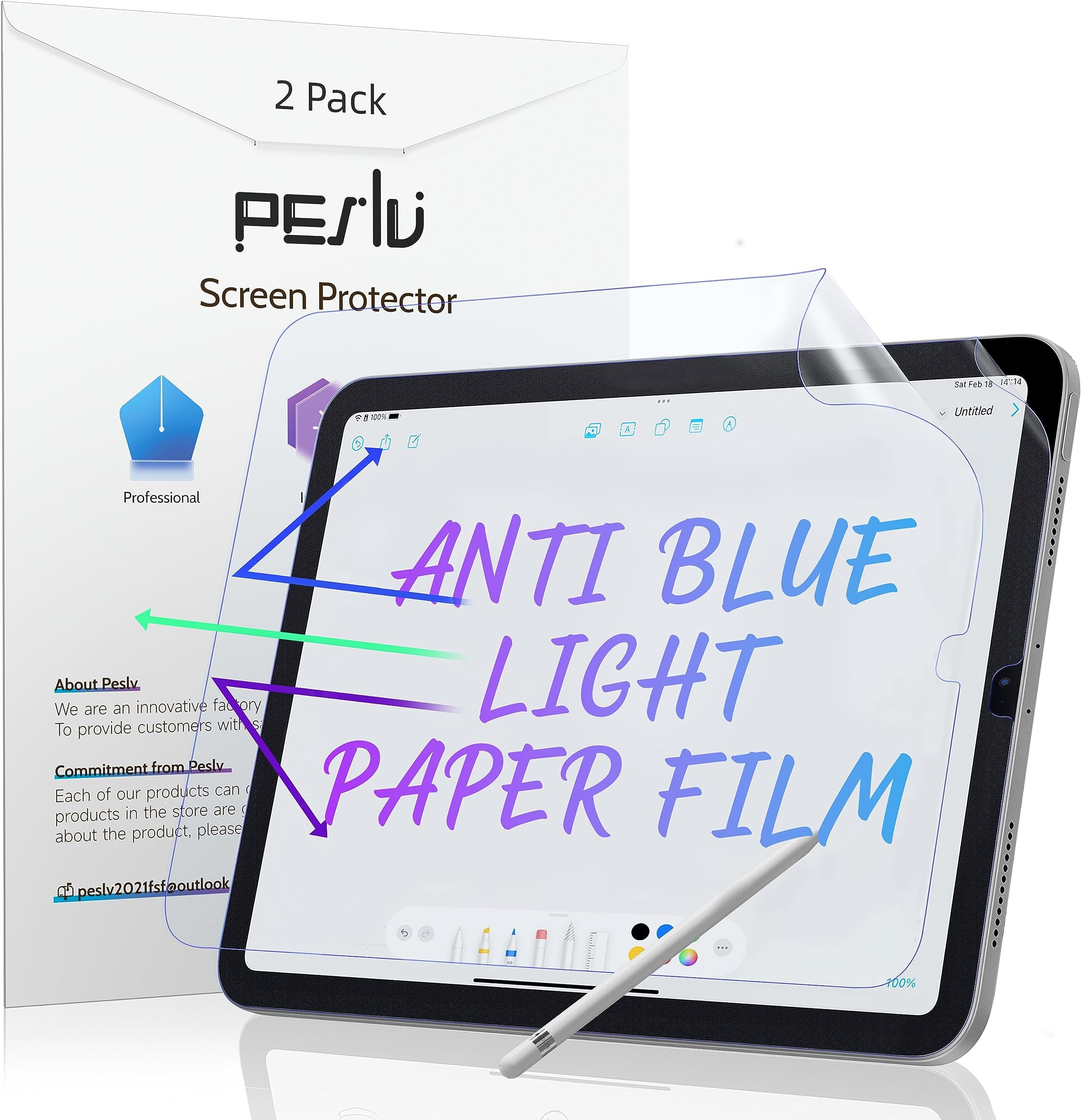 Amazon.com: Tukellen Paper Screen Protector for iPad Pro 12.9 Inch(2022 ...