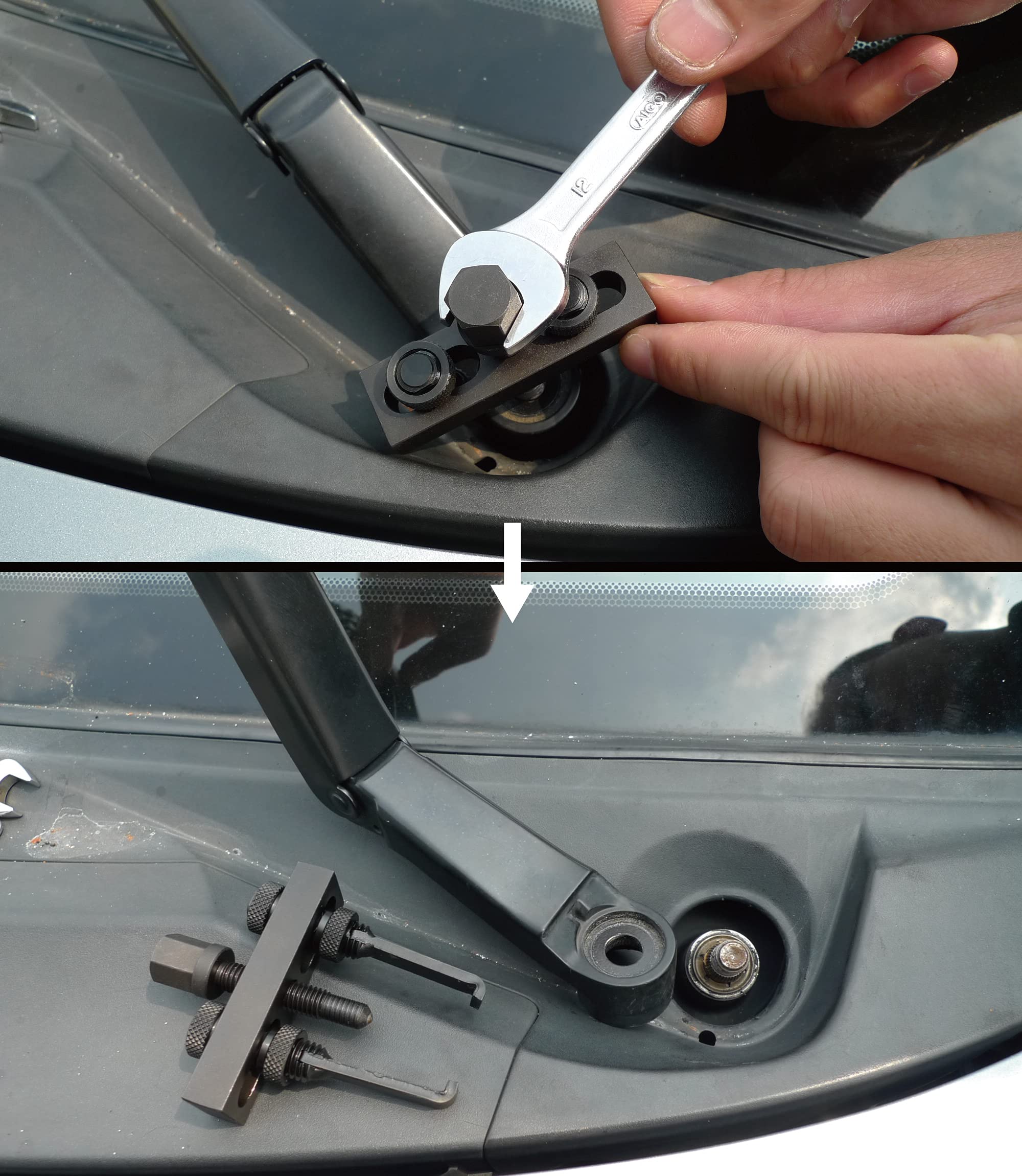 Windshield Wiper Removal Tools M31 Wiper Arm Puller Kit - 5-Piece Set ...