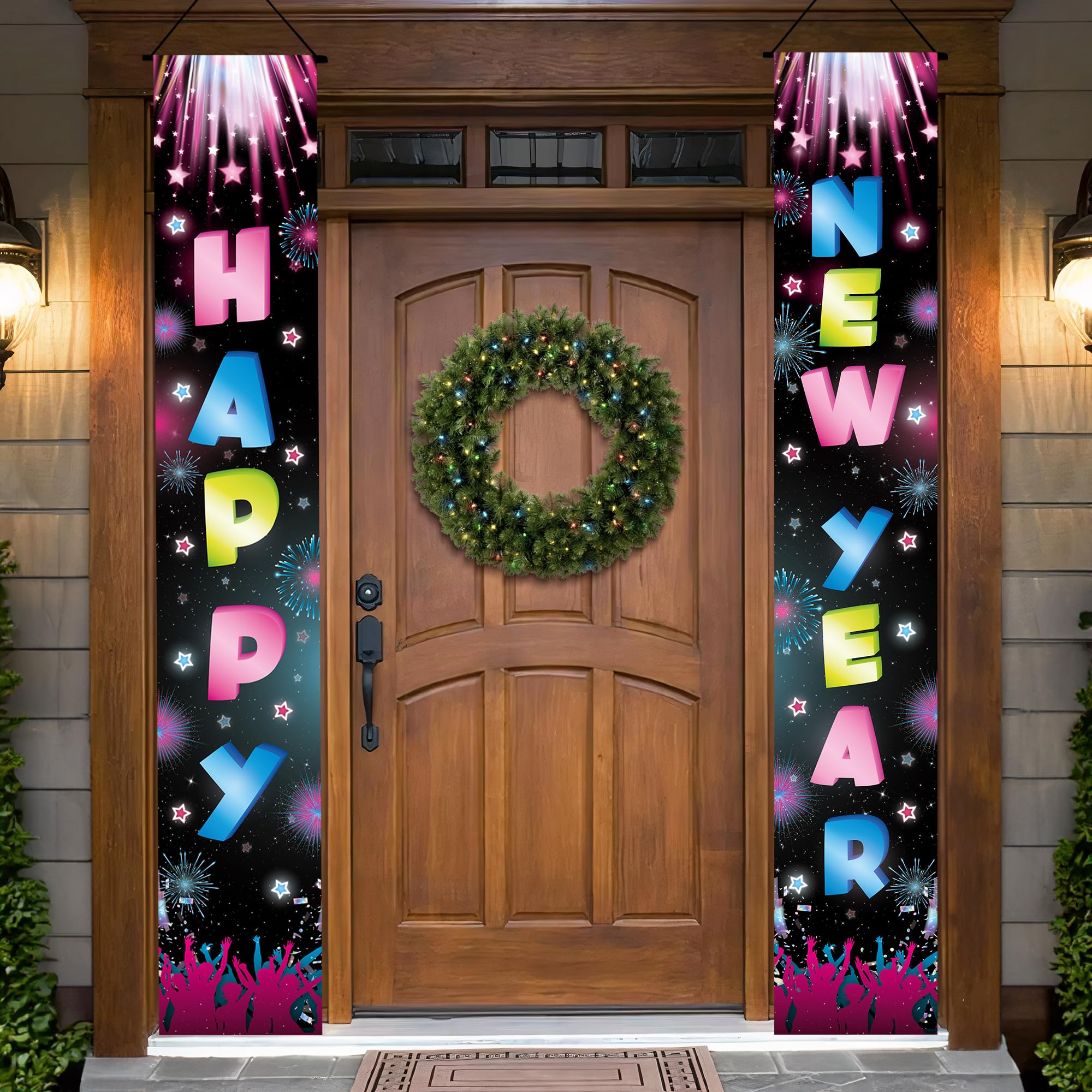 Amazon.com: KatchOn, XtraLarge Happy New Year Door Banner - 72x12 Inch ...