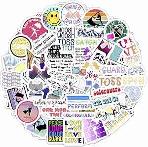 Amazon.com: BulbaCraft 100Pcs Color Guard Stickers for Water Bottle and ...