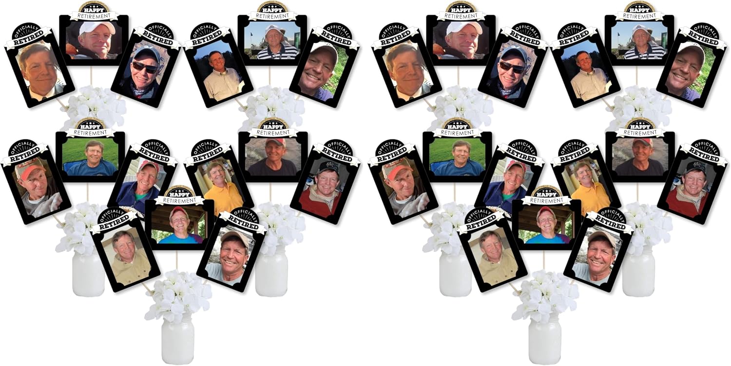 Amazon.com: Big Dot of Happiness Happy Retirement - Retirement Party ...