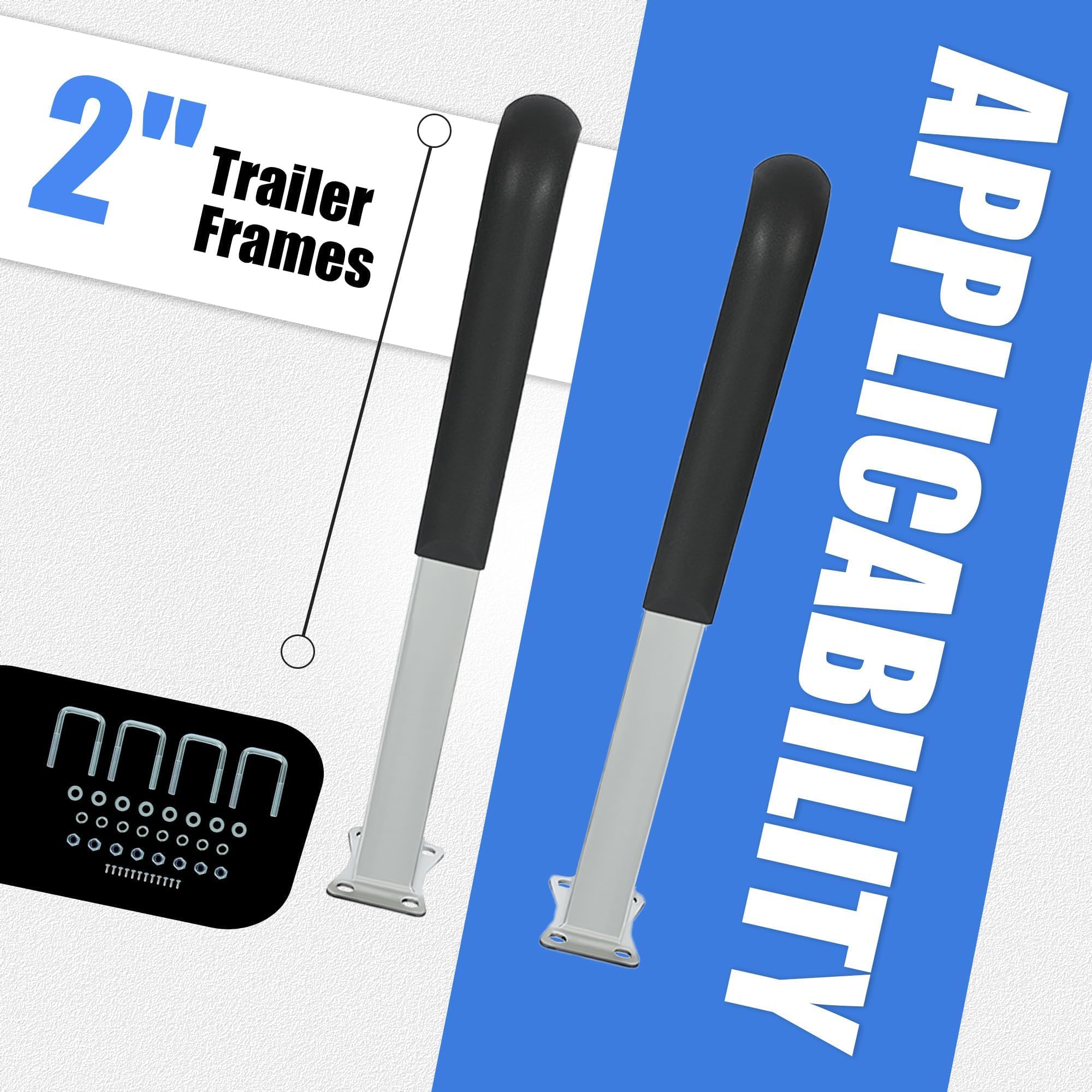 Snapklik.com : KUAFU 30" Pontoon Boat Trailer Loading Guide, Fits 2 ...