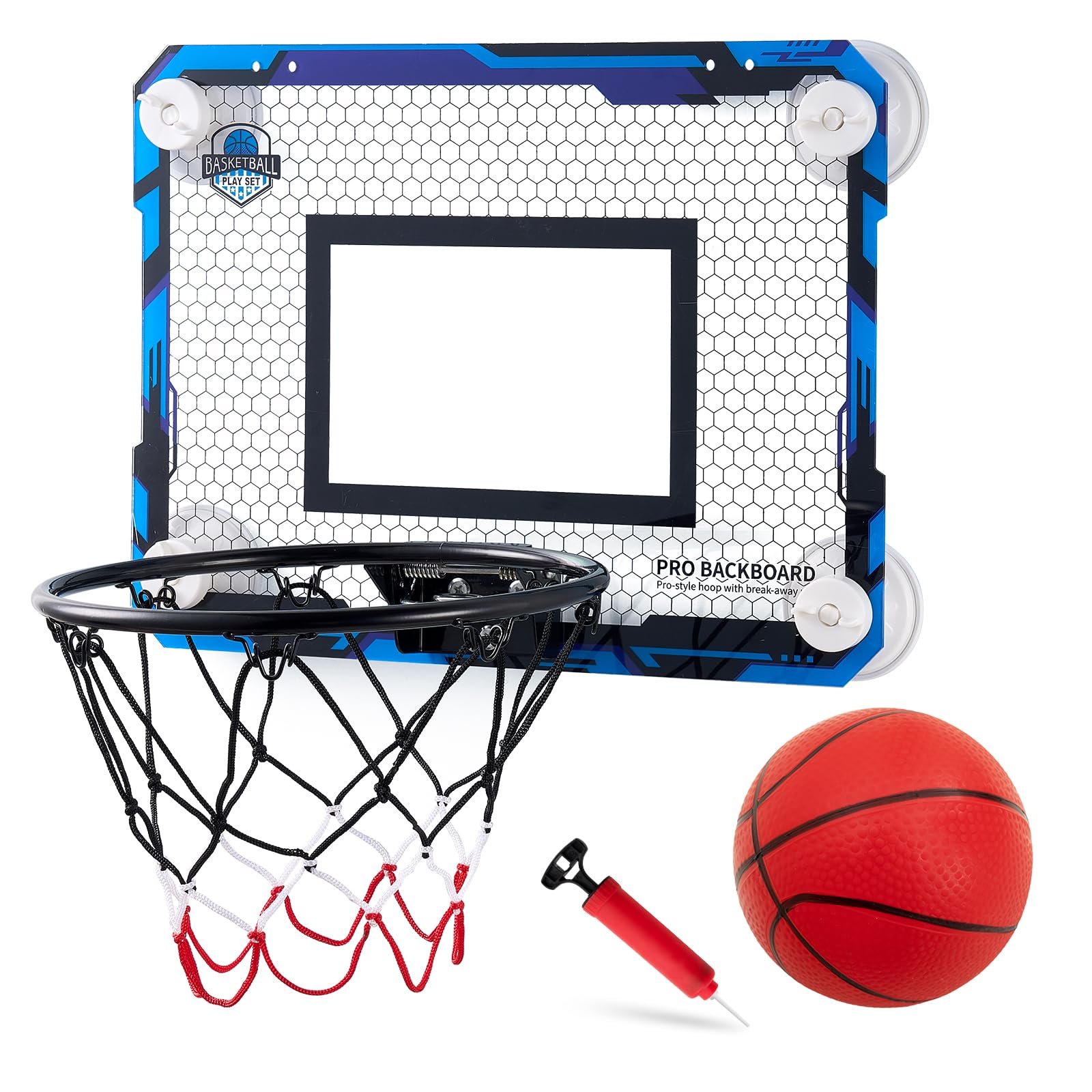 Amazon.com: RUNBOW Indoor Mini Basketball Hoops Backboard with Powerful ...