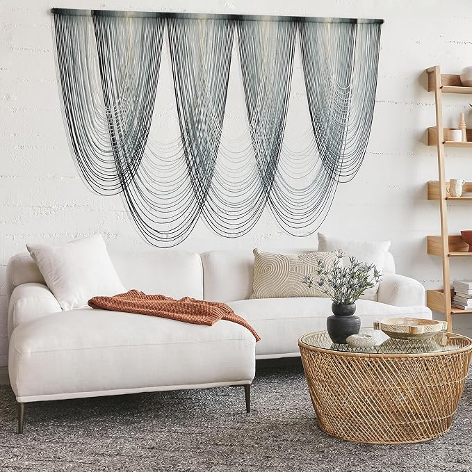 Amazon.com: IOWER Large Macrame Wall Hanging Dip-Dyed Macrame Wall ...