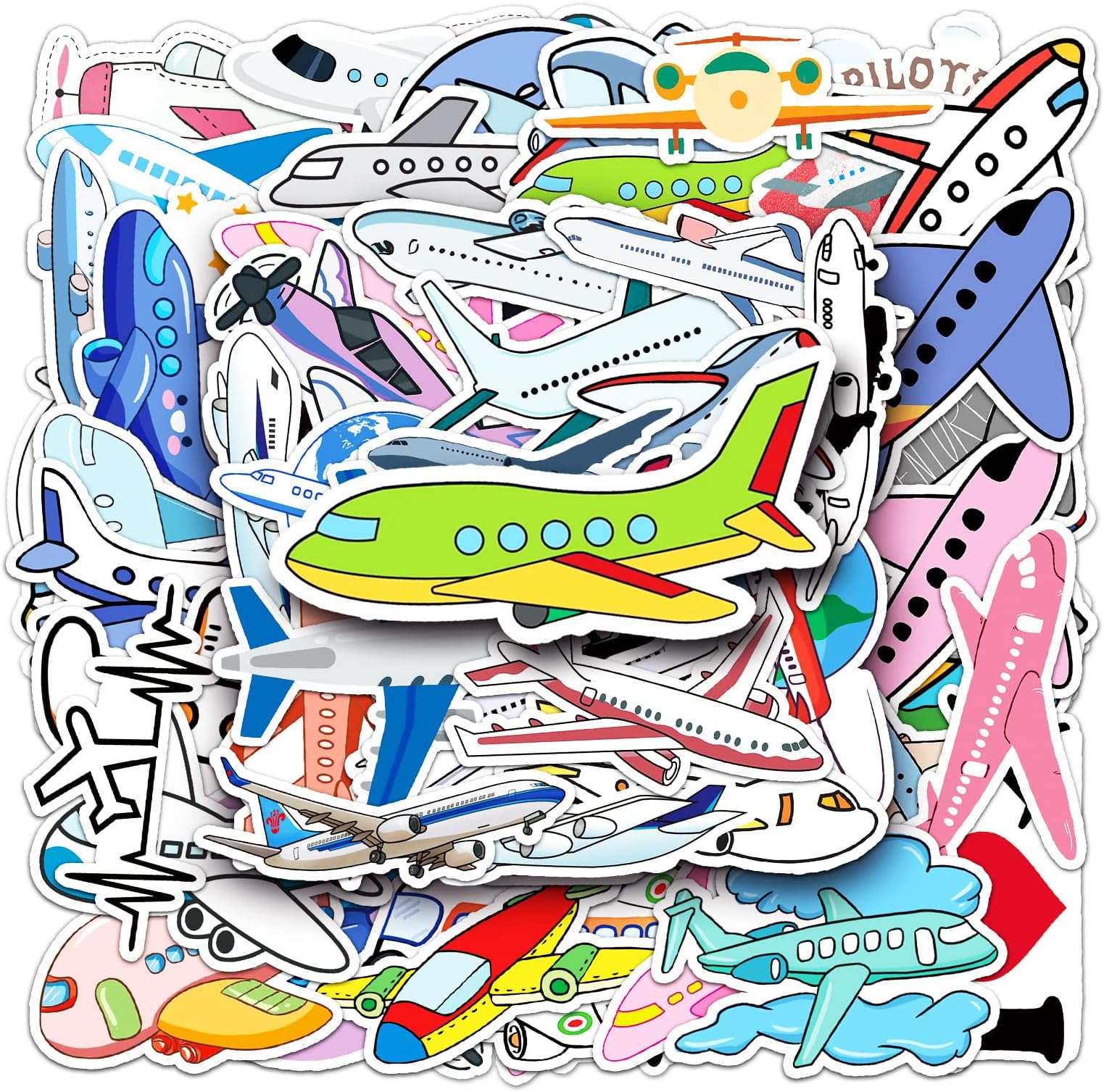 Amazon.com: ZHIDAO 100PCS Cartoon Stickers Aesthetic Vinyl Waterproof ...