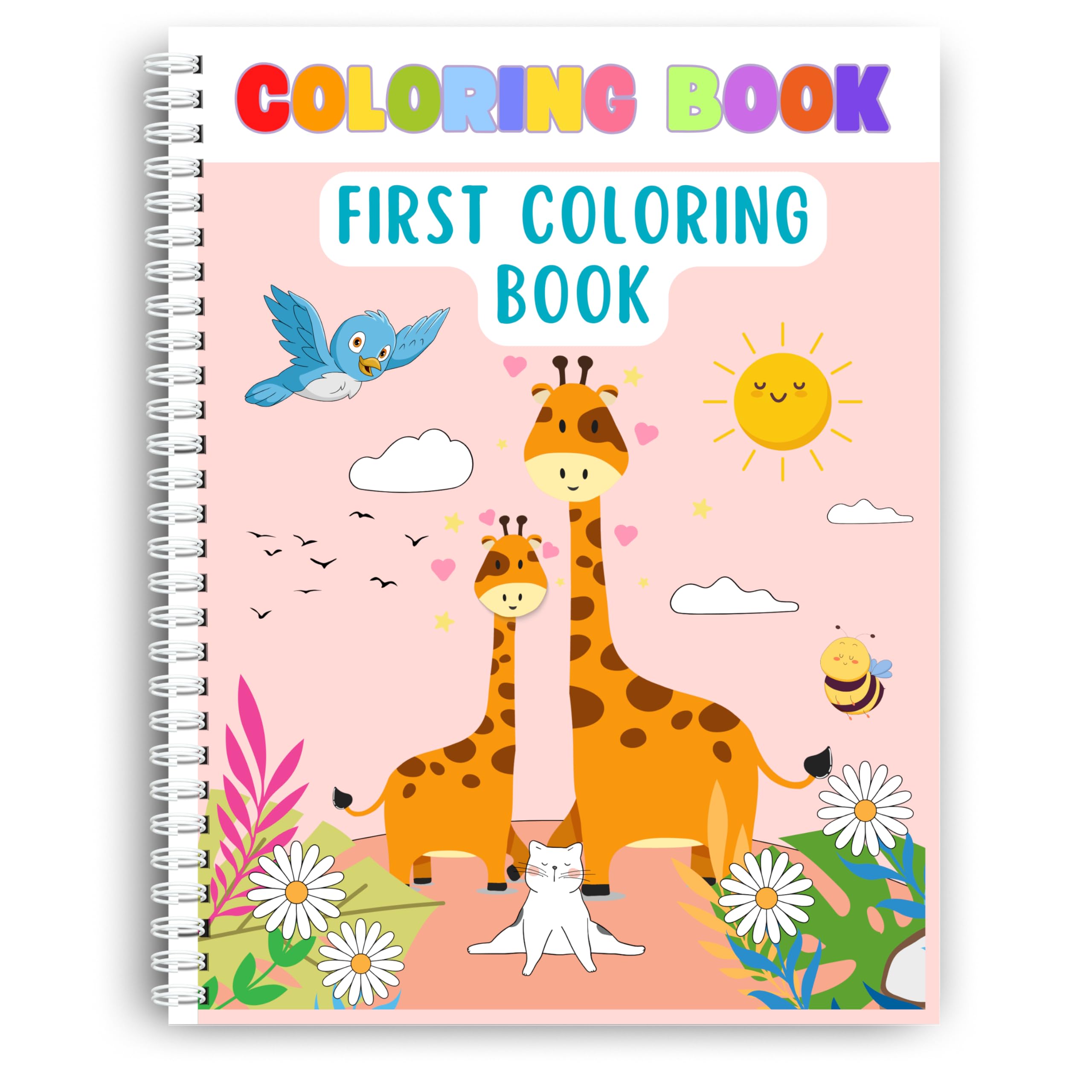 Amazon.com: Coloring Pages, First Coloring Book for Toddlers 1-3. 44 ...