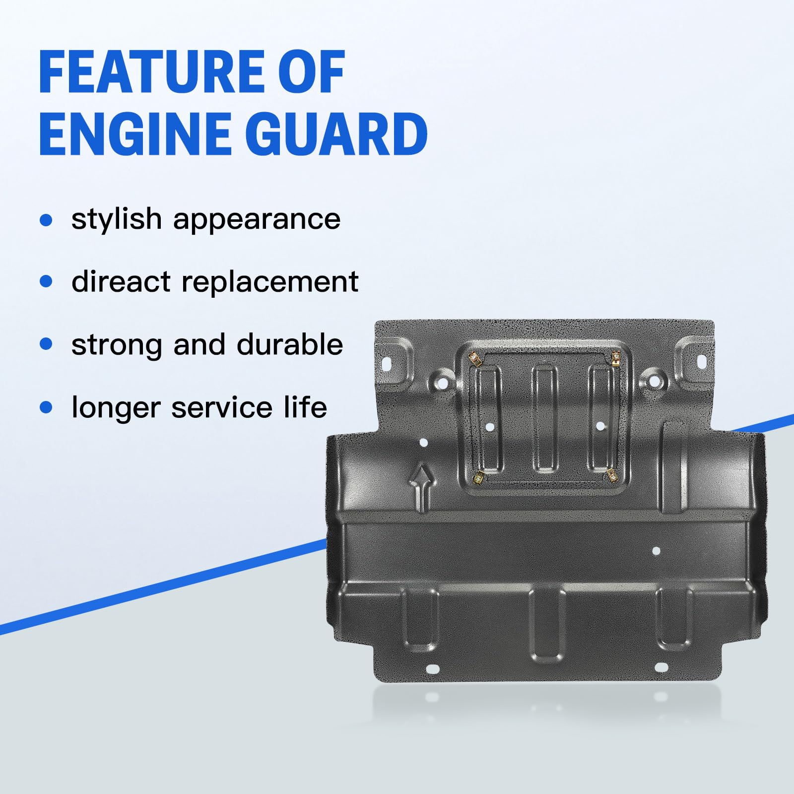 FL3Z-5D032-D Lower Front Engine Splash Shield Compatible with 2015-2022 ...