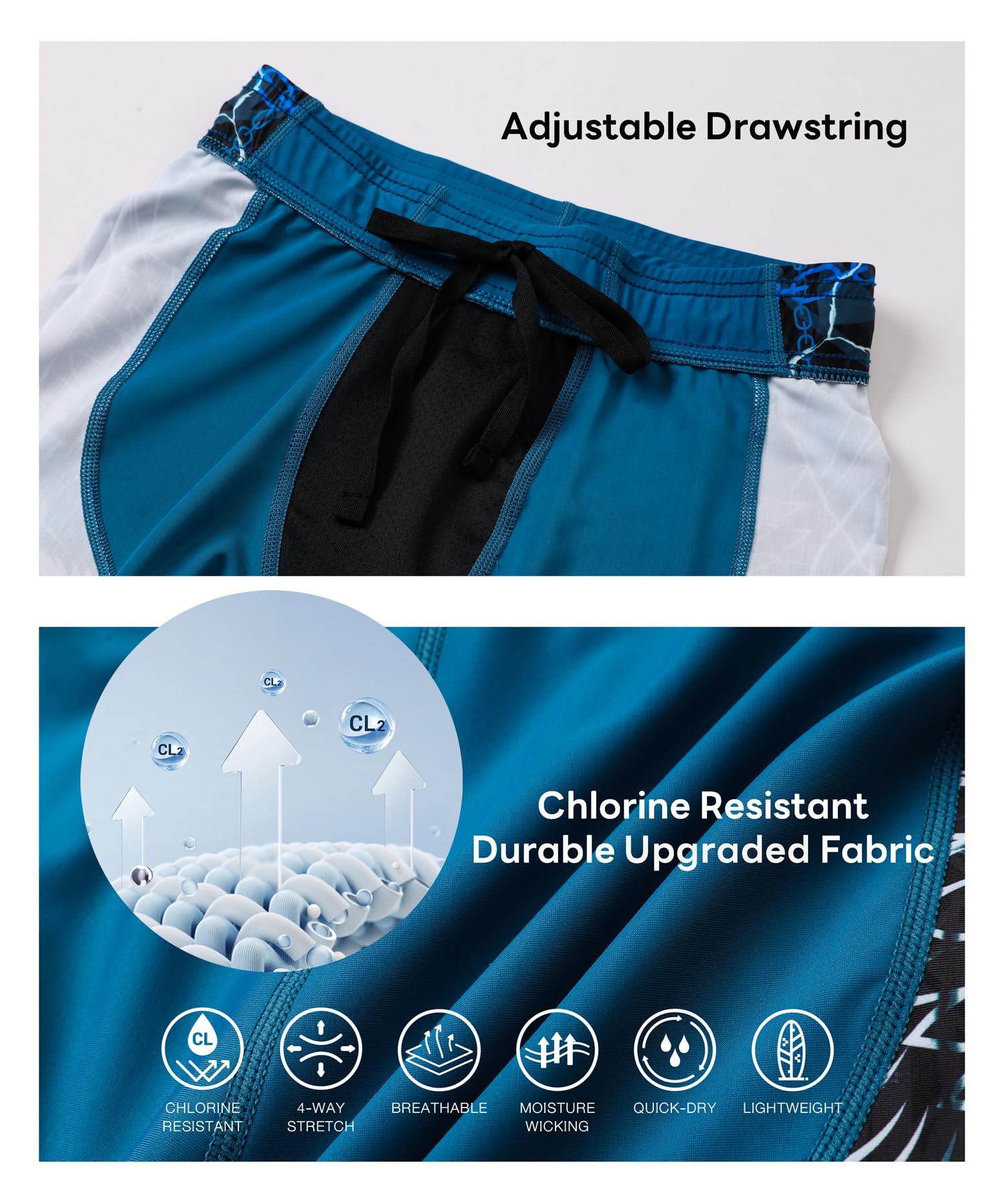 Snapklik.com : HUGE SPORTS Mens Competition Jammer Swimsuit Compression ...