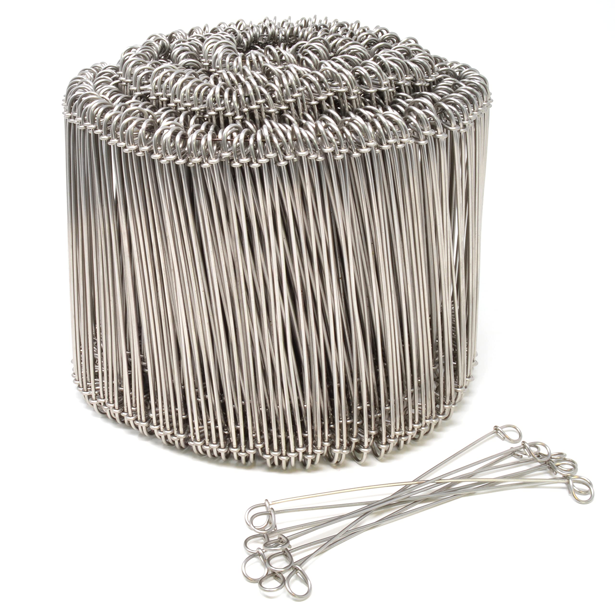 [American Wire Tie] Rebar Wire Ties - 6", 16-Gauge Double-Loop ...