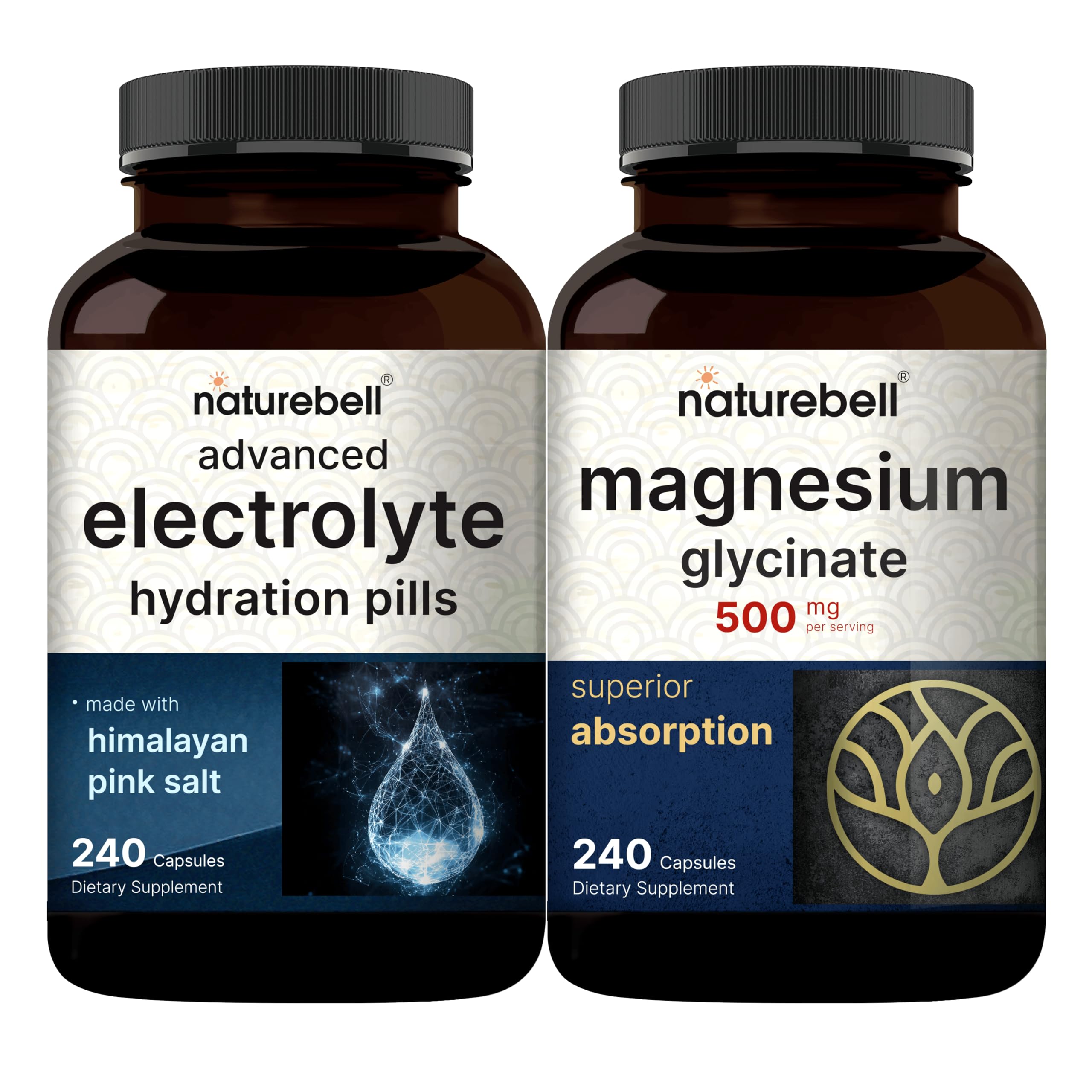 Amazon.com: NatureBell Magnesium Glycinate Capsules 500mg & Advanced ...