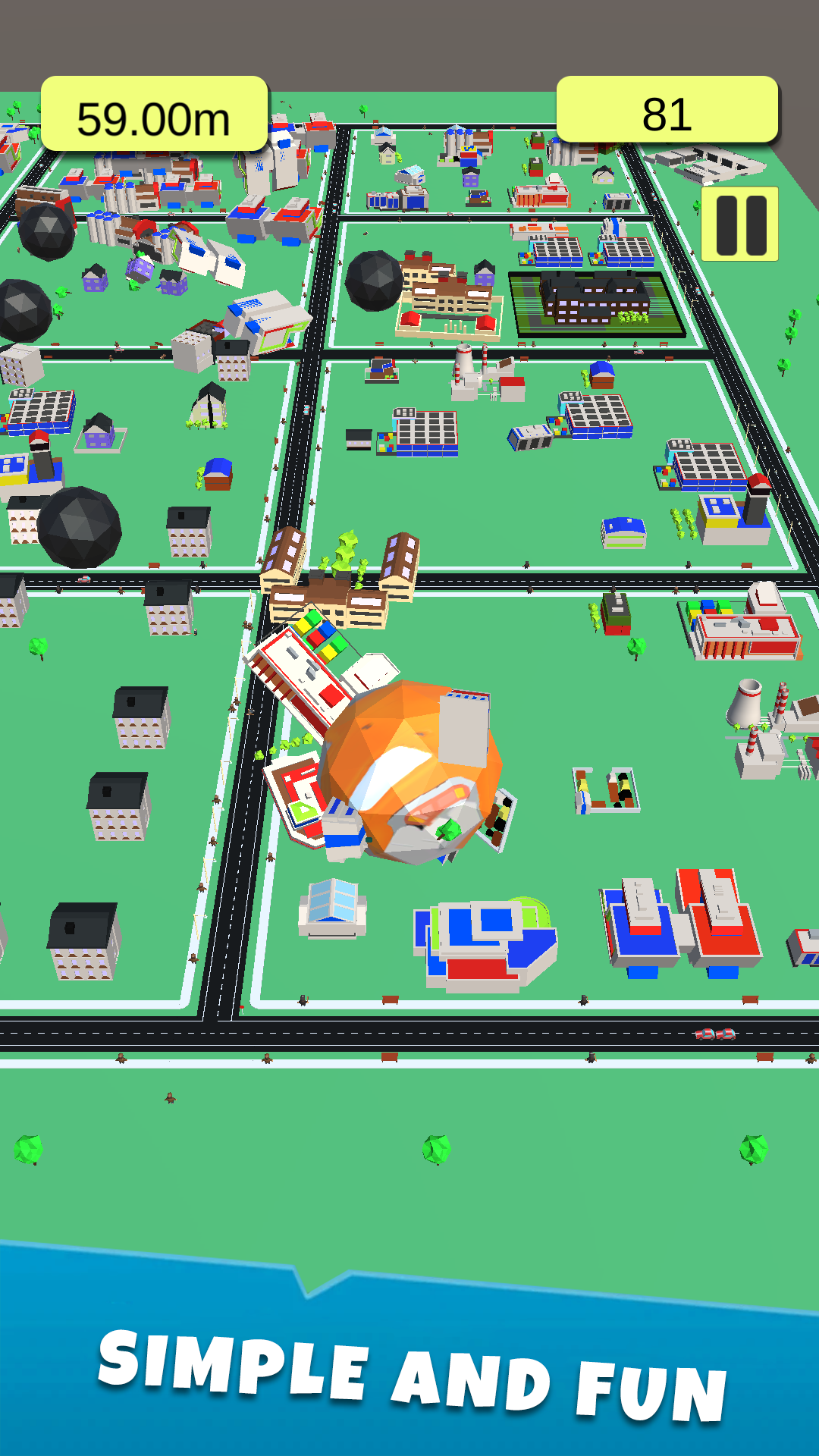 Big Rolling Ball City Destroy Game - App on Amazon Appstore
