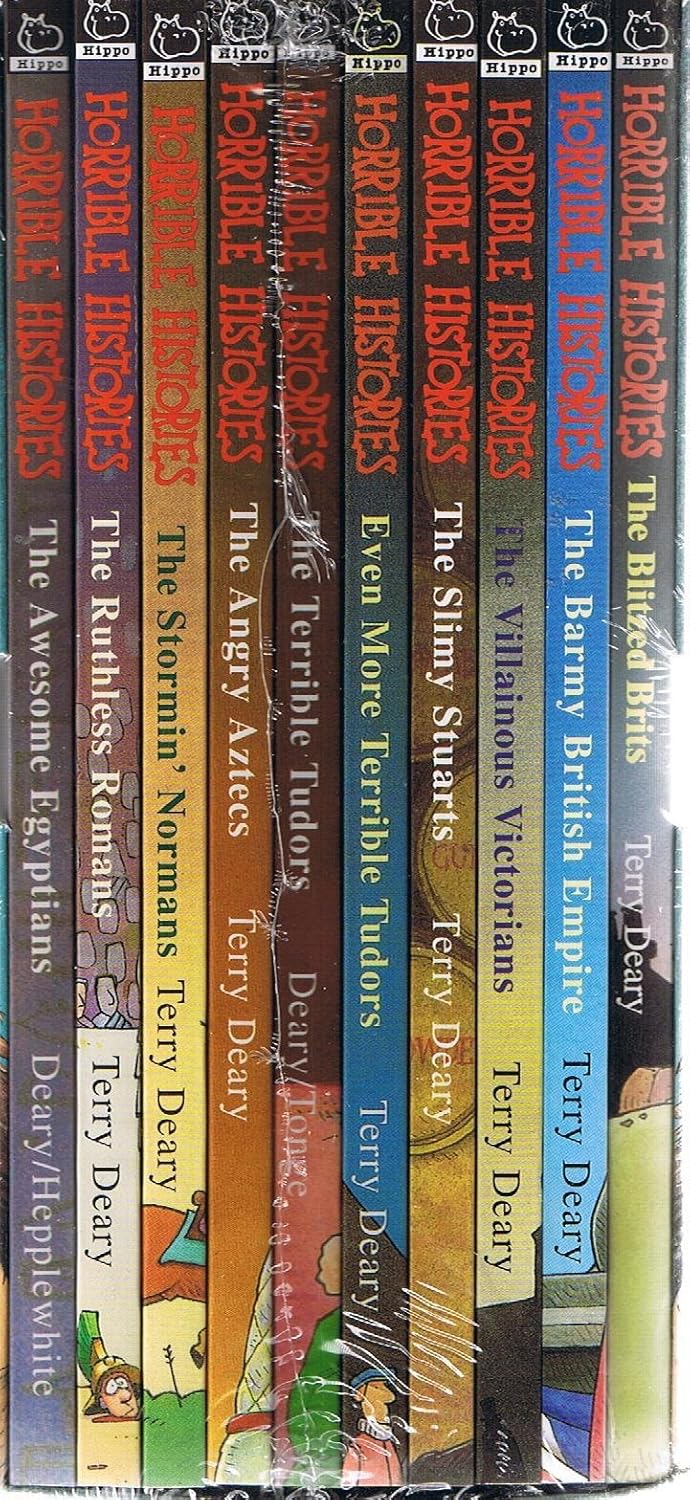 Horrible Histories 10 book box set: The Blitzed Brits, The Barmy ...