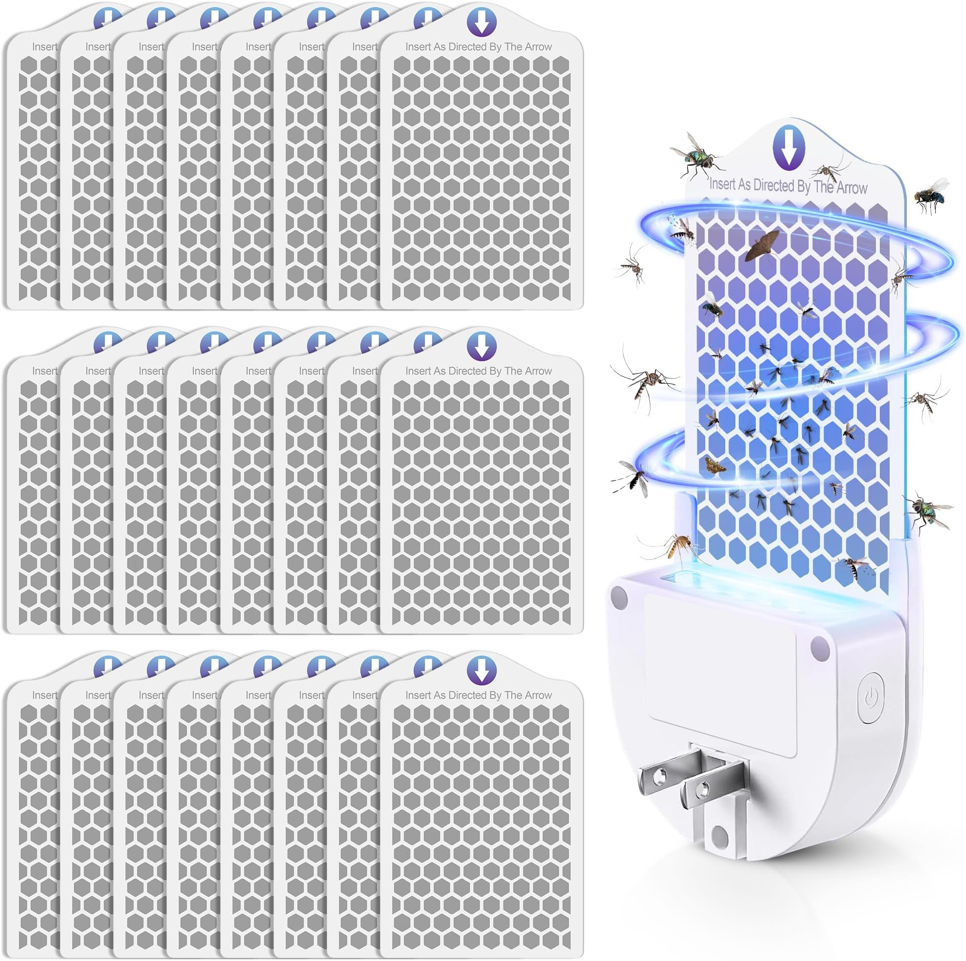 Amazon.com : 10 Pack Flying Insect Trap Refill Compatible with ...