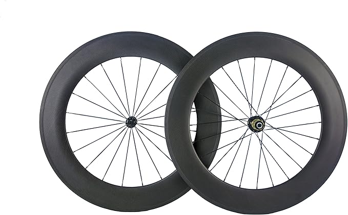 WINDBREAK BIKE 88mm Wheelset Clincher 700c Carbon Cyclocross Rim for ...