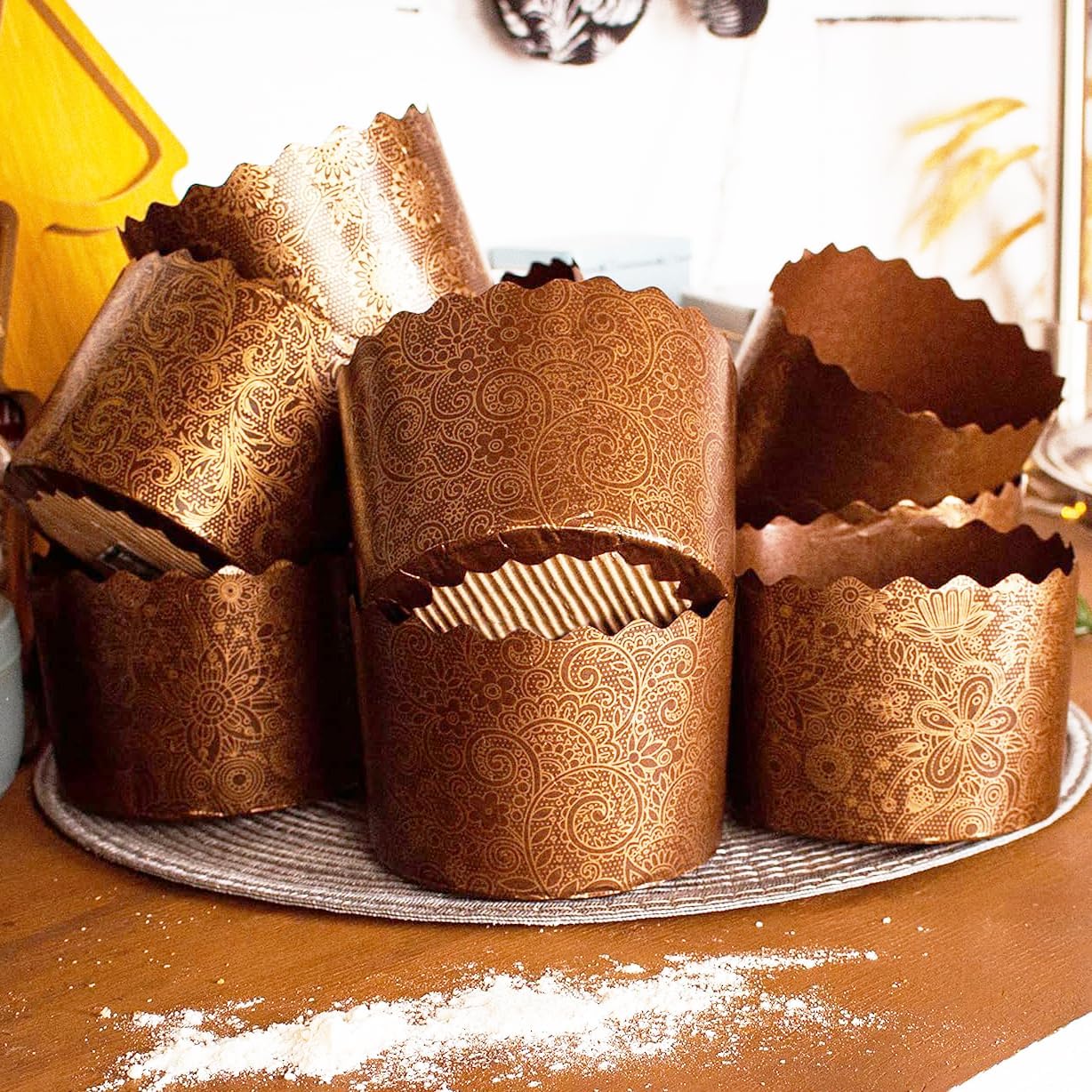 Amazon.com: Easter Bread Forms Paska Bread Mold Kulich Paskha Pantone ...