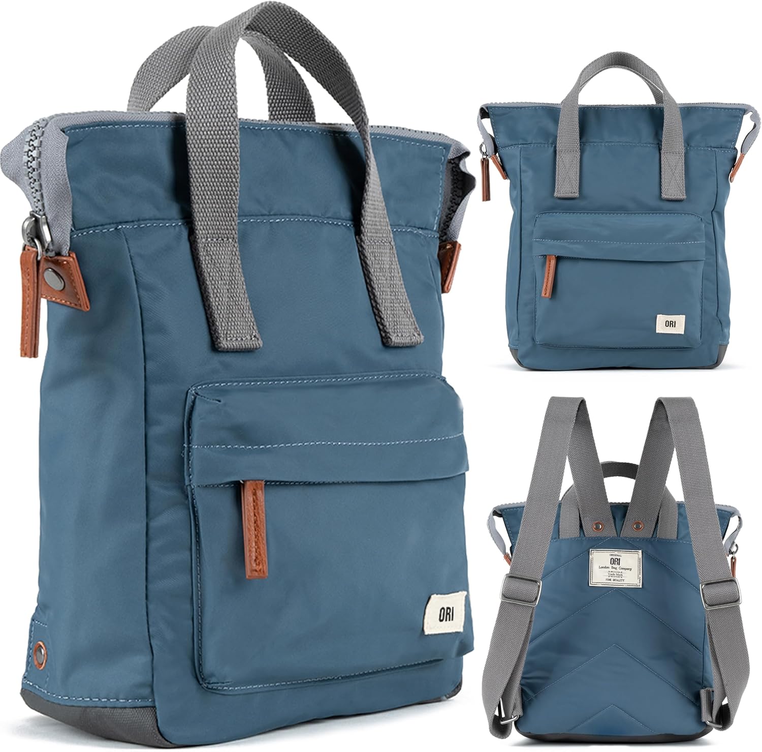 Amazon.com: ORI LONDON Small Tote Bag Backpack - Nylon Tote Backpack ...