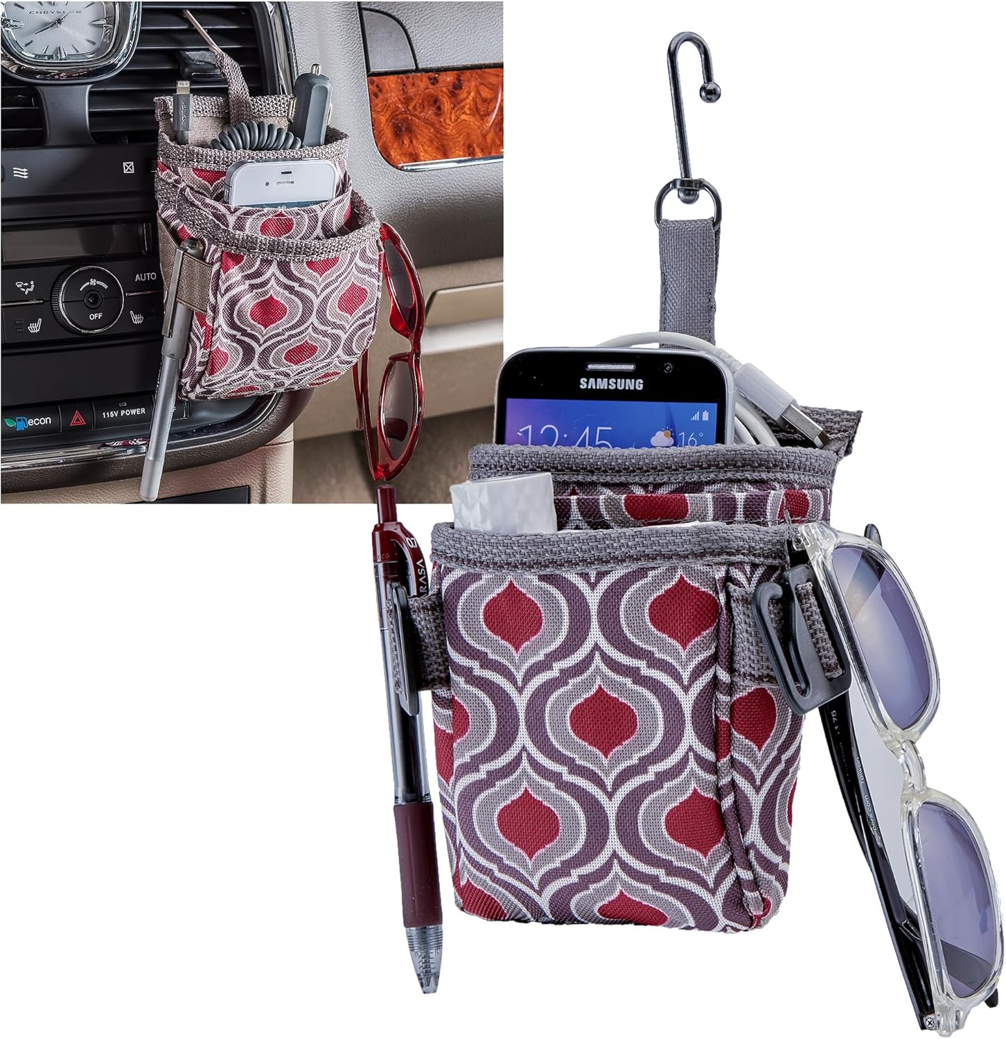 High Road DriverPockets Car Phone Holder Air Vent Pouch and Front Seat ...