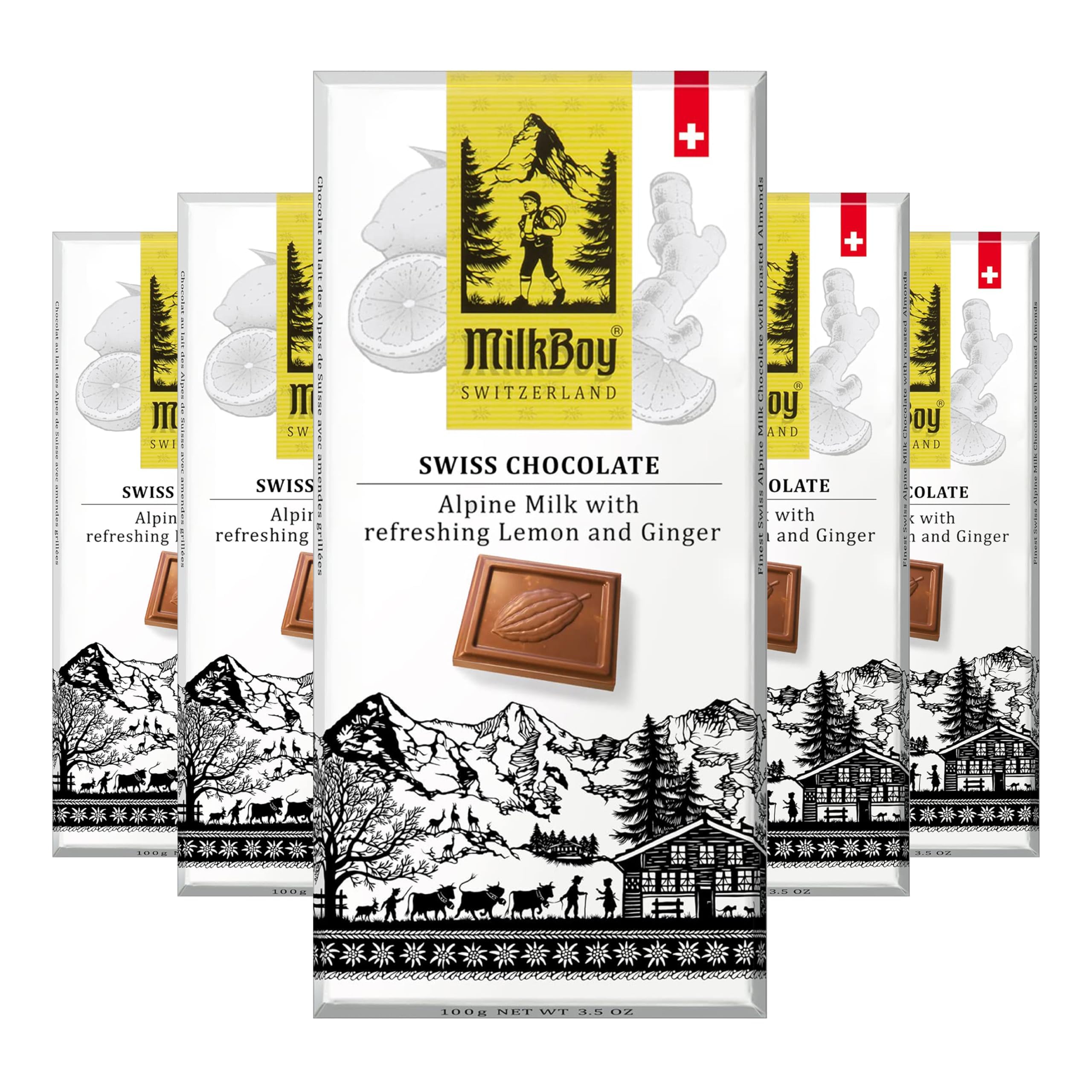 Amazon.com : MilkBoy Swiss Chocolates - Alpine Milk Chocolate Bars with ...