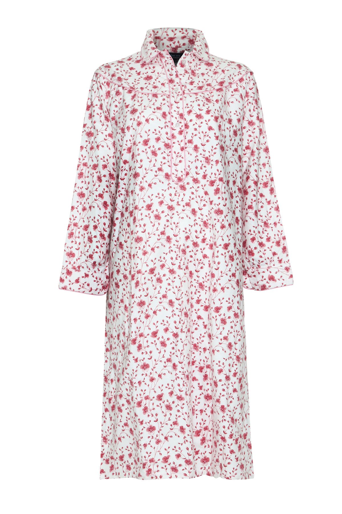 Blue Sea Champion Womens Wyncette Cotton Nightdress 20-22 Pink : Amazon ...