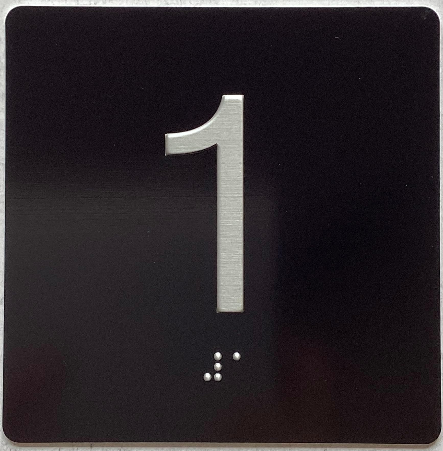 Amazon.com: L Elevator Jamb Plate sign (LOBBY ELEVATOR JAMB) With ...